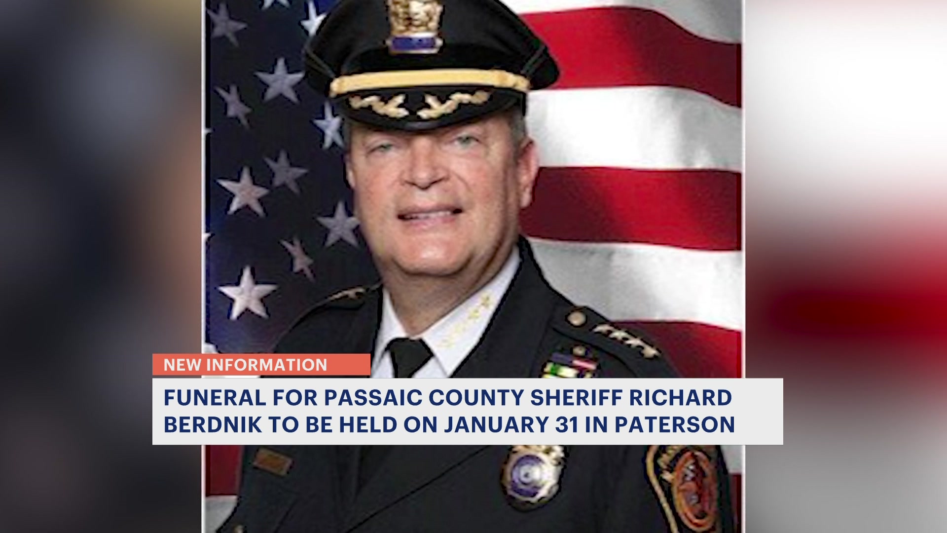 Funeral for Passaic County Sheriff Richard Berdnik to be held Jan. 31