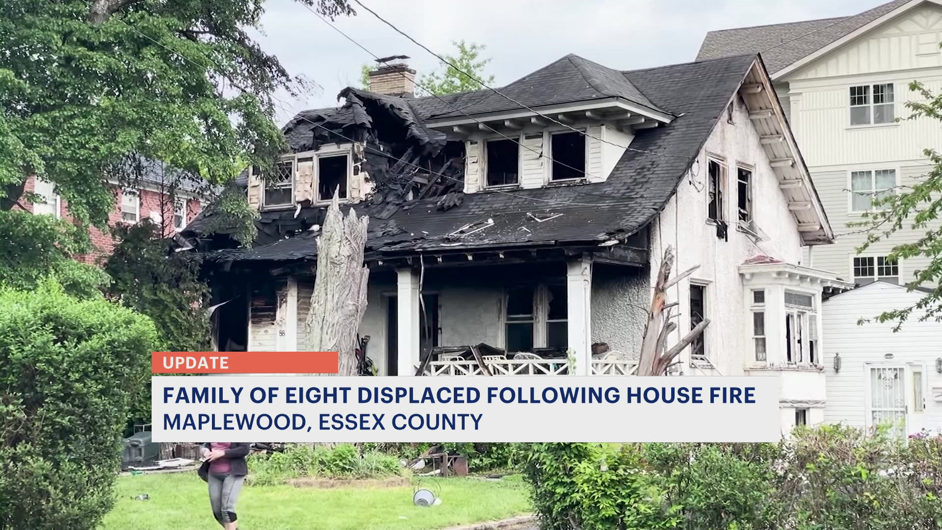 News 12 | New Jersey | Maplewood Nj Fire Engulfs Home