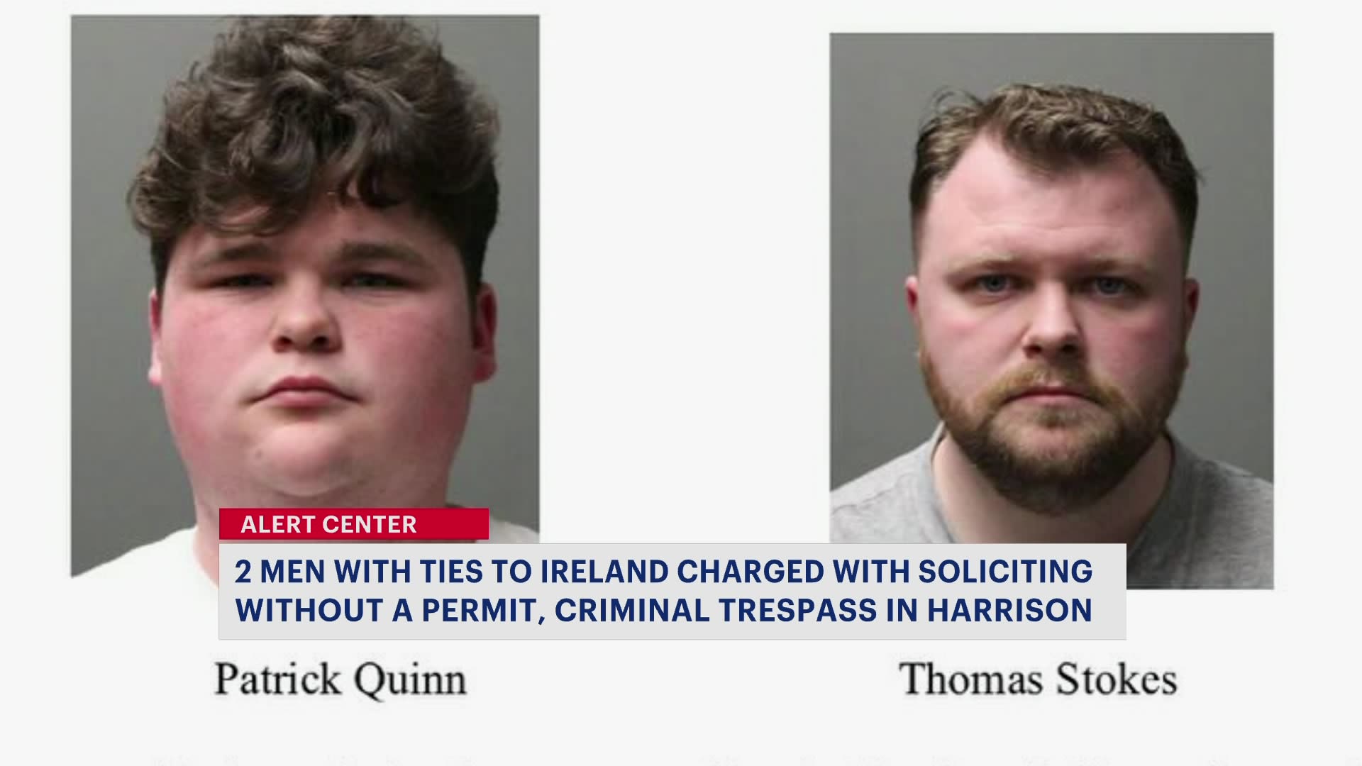 Two men charged with soliciting without a permit, criminal trespass in ...