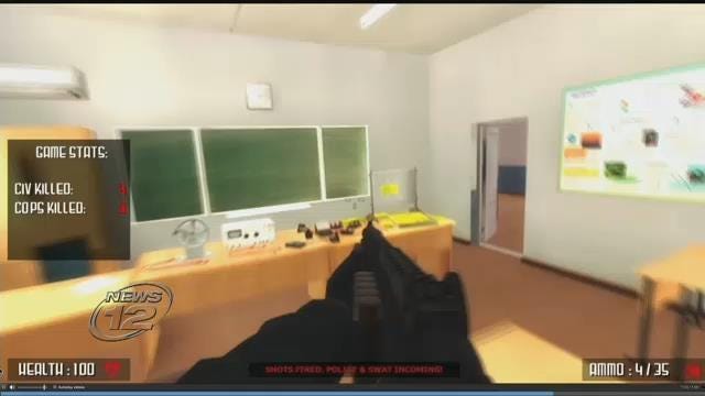 News 12 | New Jersey | School shooting simulator met by outrage