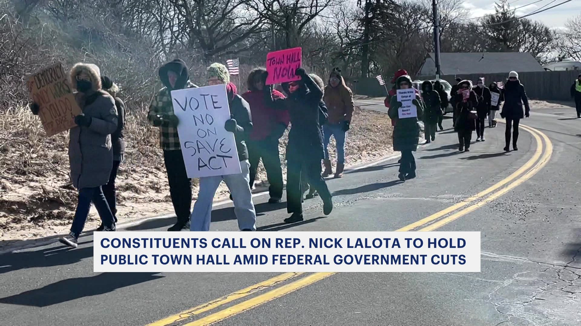 News 12 | Long Island | Constituents Democratic Leaders Call On Lalota ...