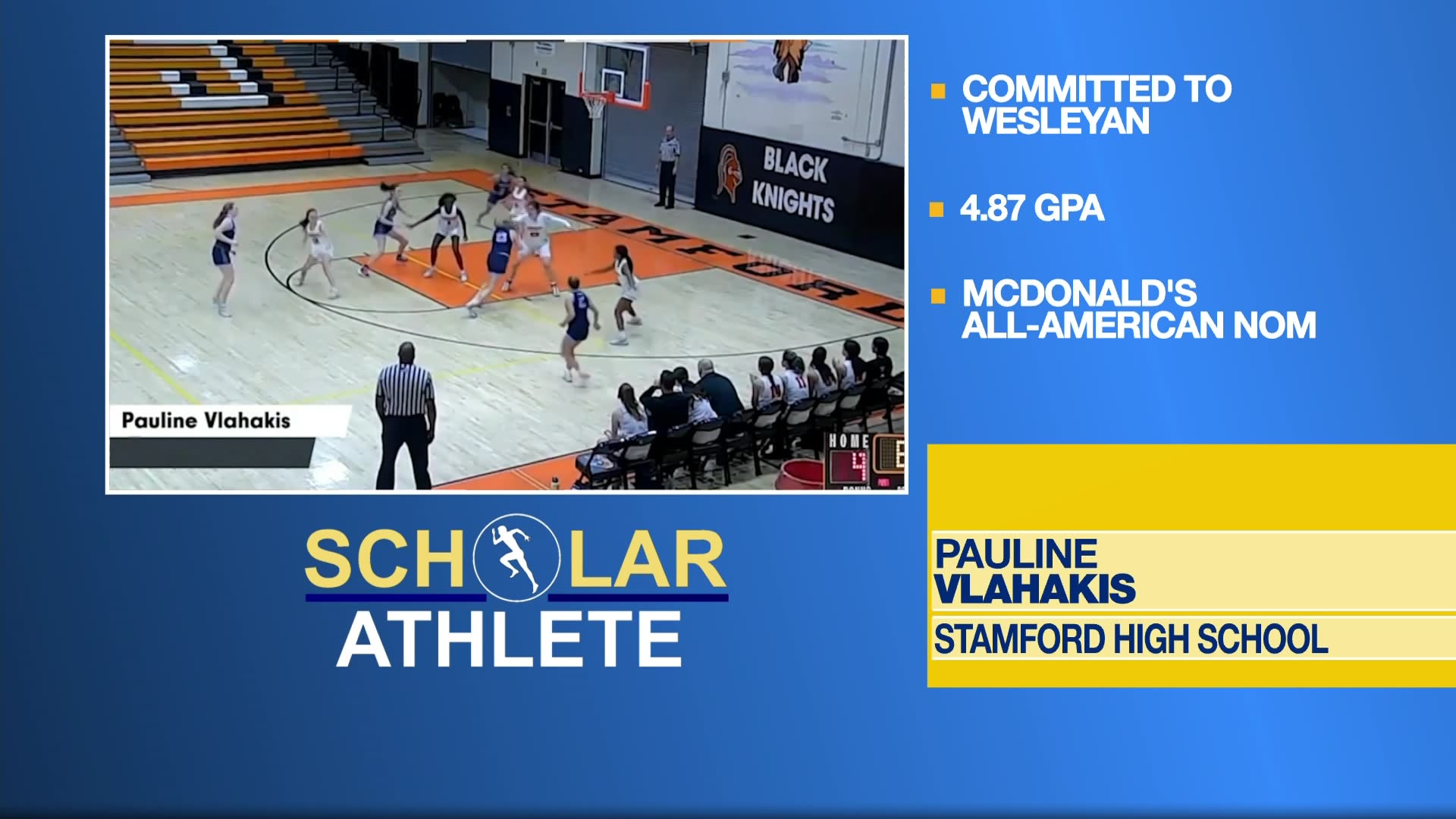 Scholar Athlete: Pauline Vlahakis of Stamford HS