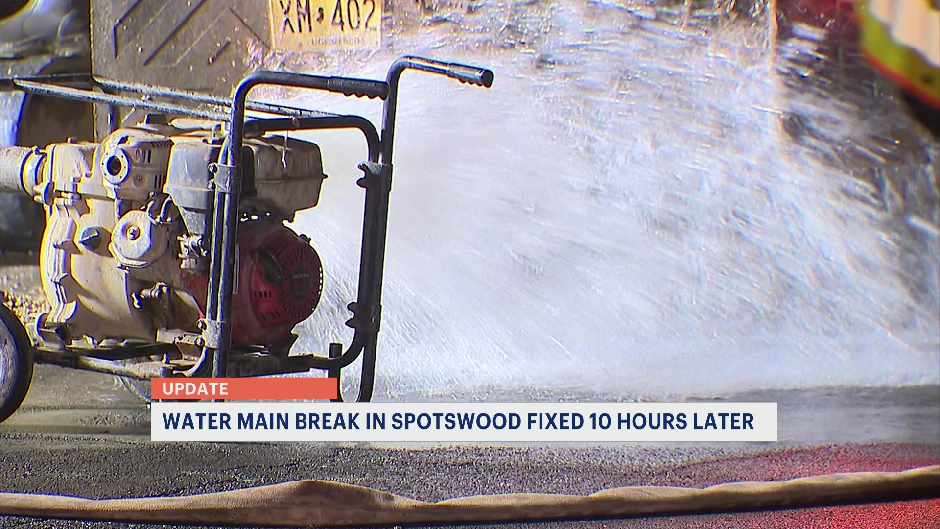 Crews overcome challenges to fix large water main break in Spotswood