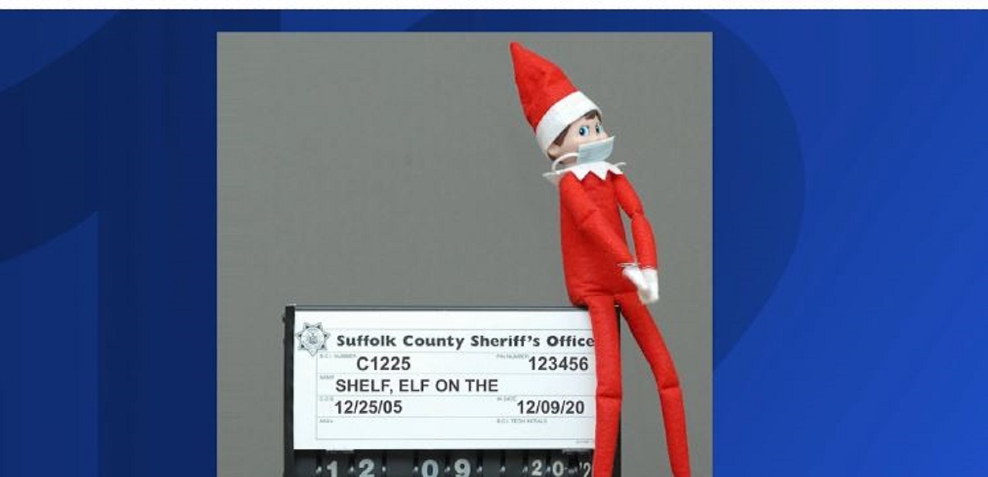 Gotcha! Elf on the Shelf arrested for acts of mischief across Suffolk