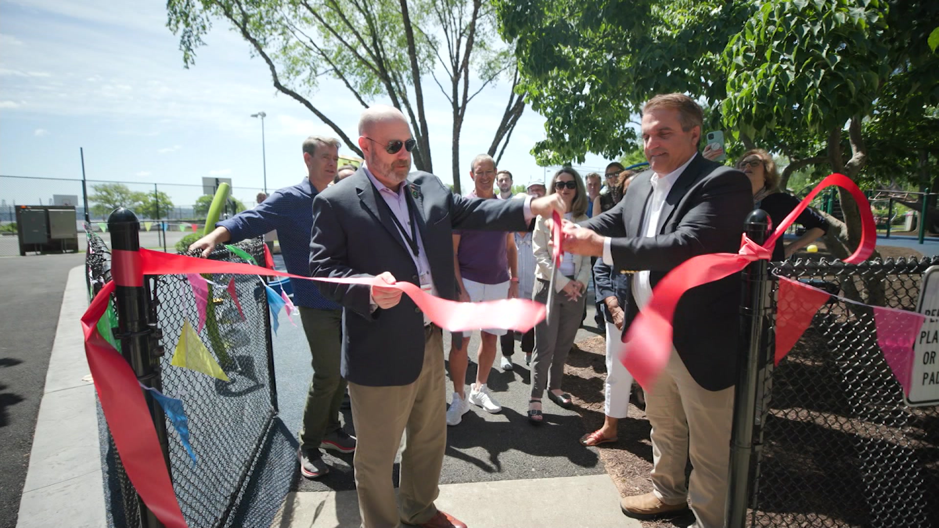 Newly improved playground unveiled at waterfront park in Rockland