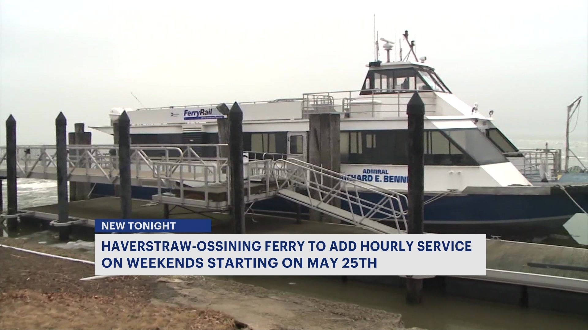 Haverstraw-Ossining ferry to add hourly service on weekends