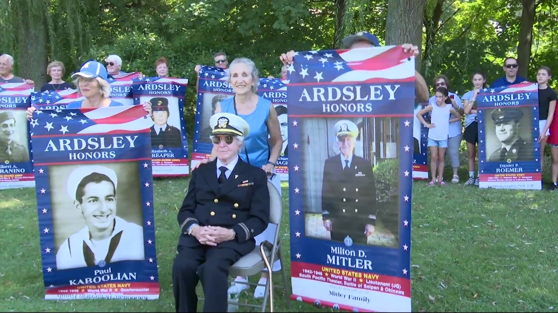 Military banner ceremony honors Ardsley veterans
