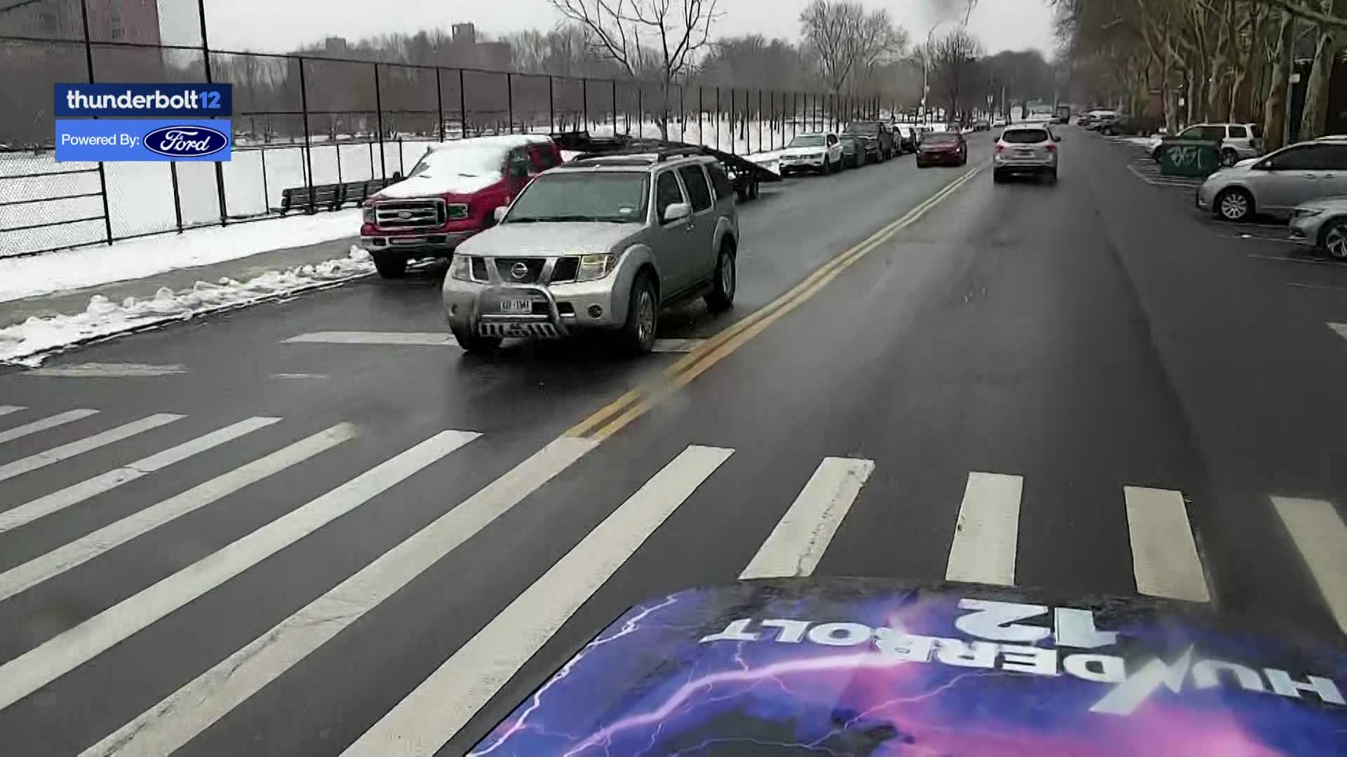 Thunderbolt 12: Checking on slippery road conditions across New York City