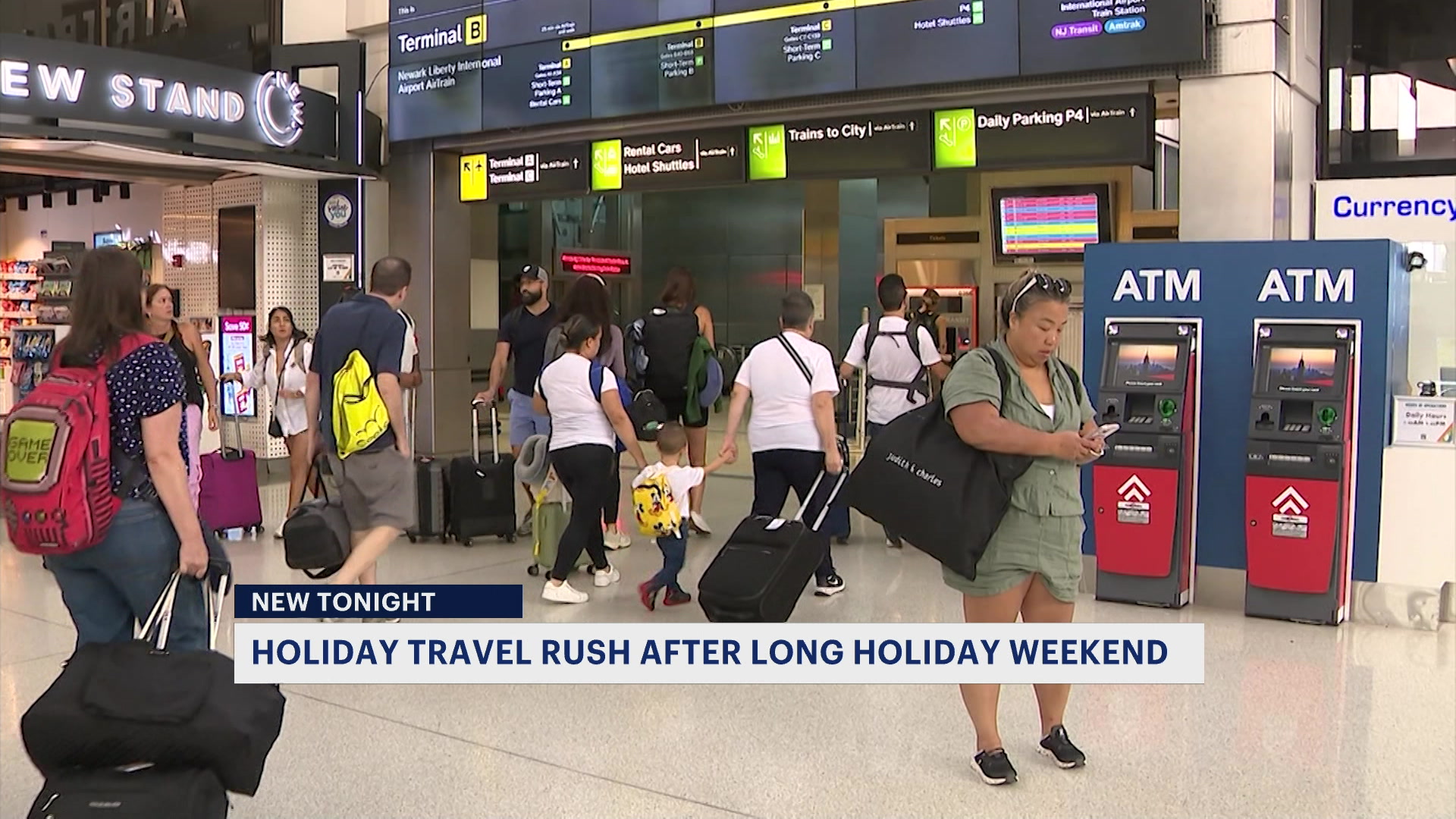 Fourth of July travelers rush back home following holiday weekend