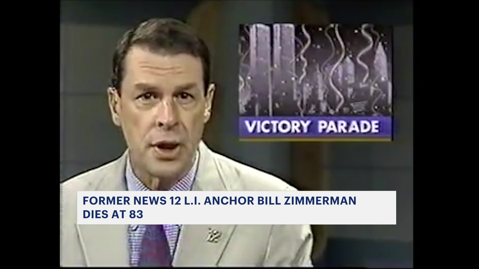 Founding News 12 co-anchor Bill Zimmerman dies at age 83