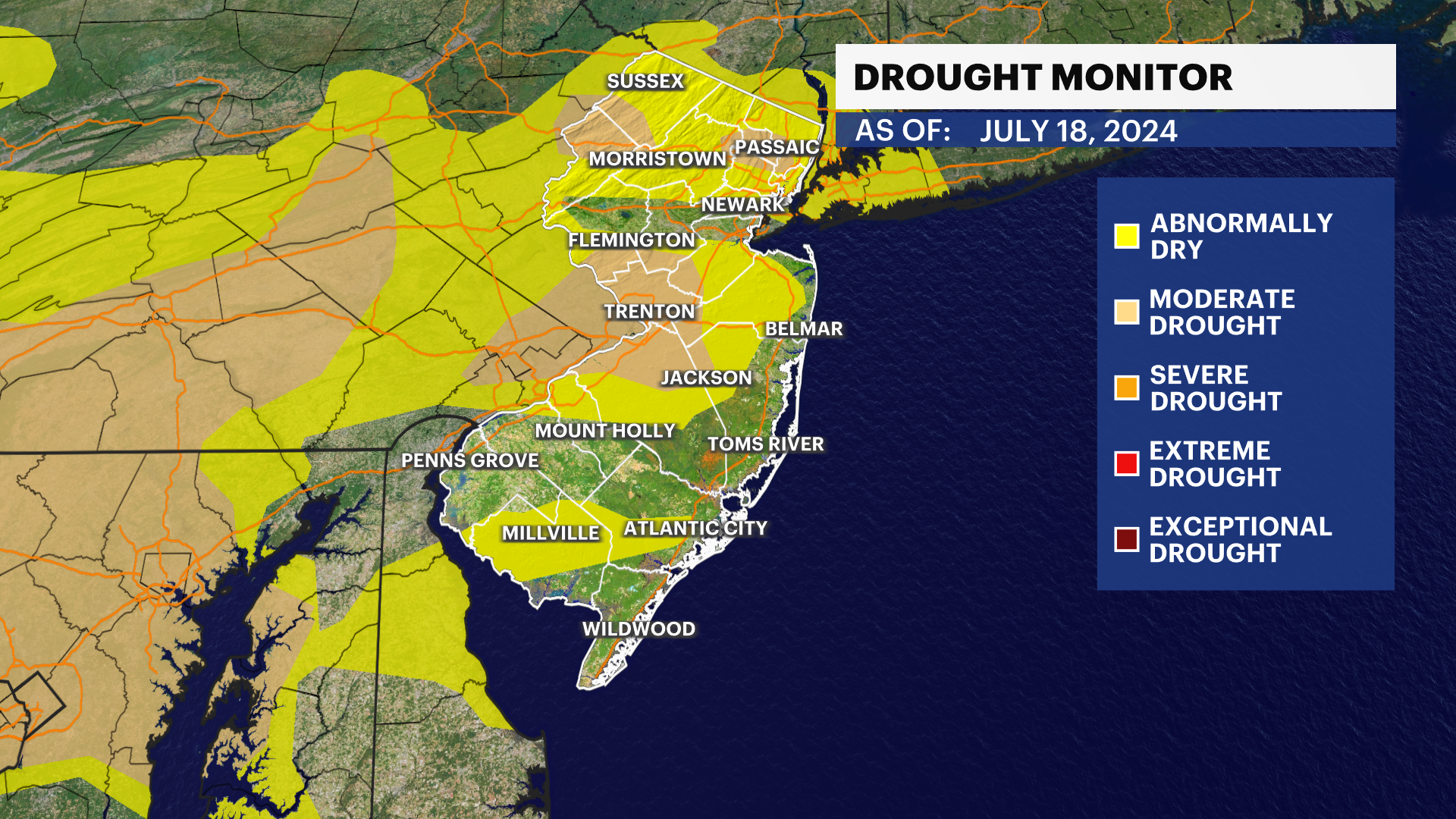 News 12 | New Jersey | Moderate drought expands in Central New Jersey ...