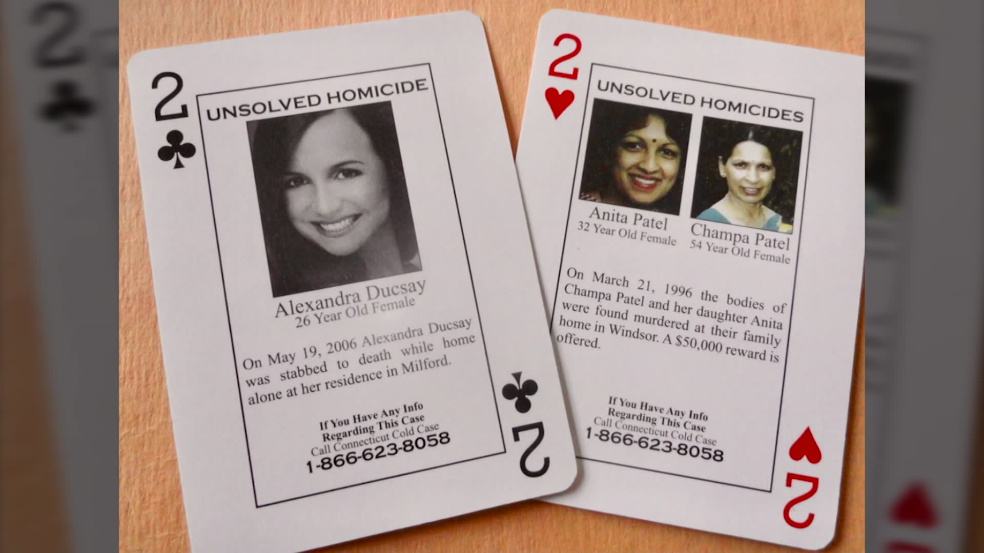 Bridgeport cold case victim to be included in prison playing card set