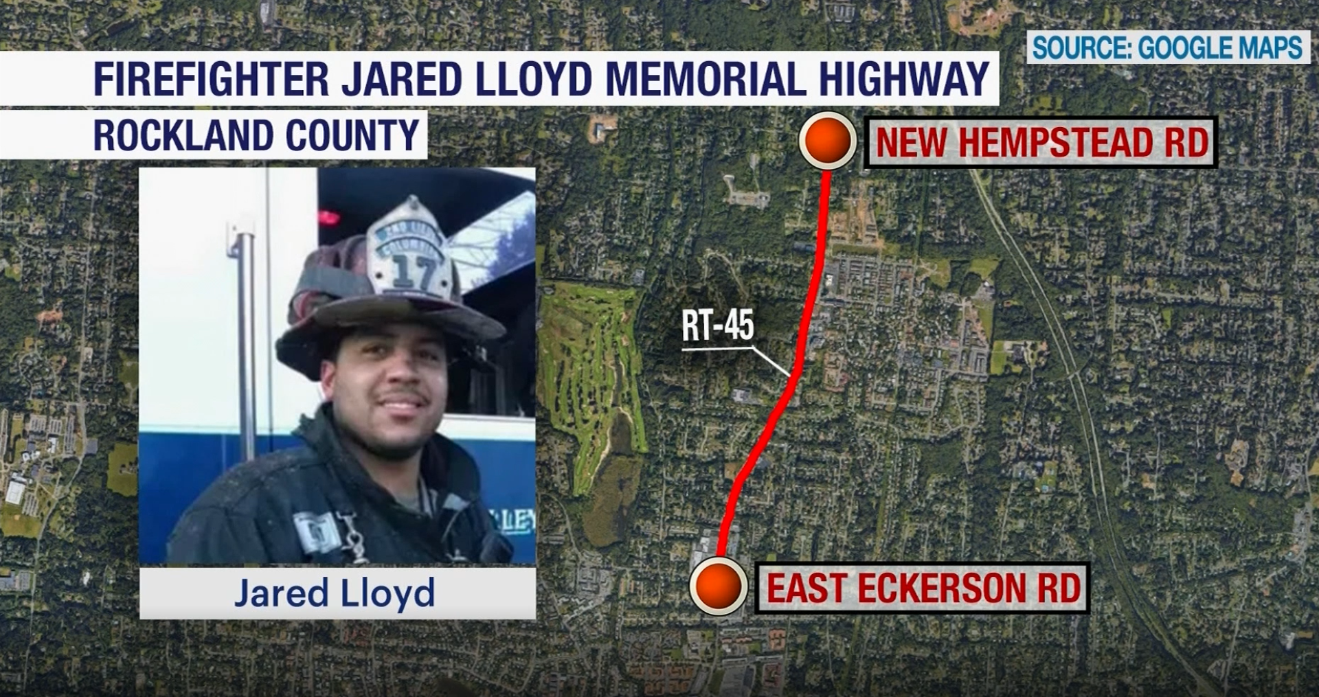 Highway named in honor of fallen firefighter Jared Lloyd