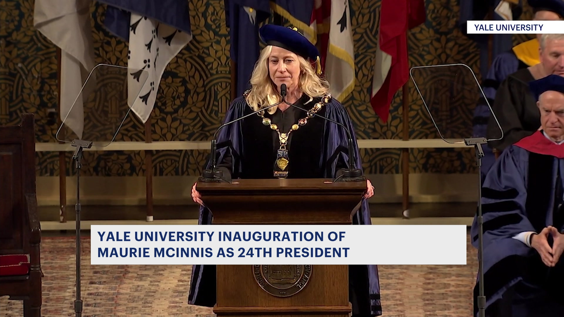 Maurie McInnis inaugurated as Yale University's first female president