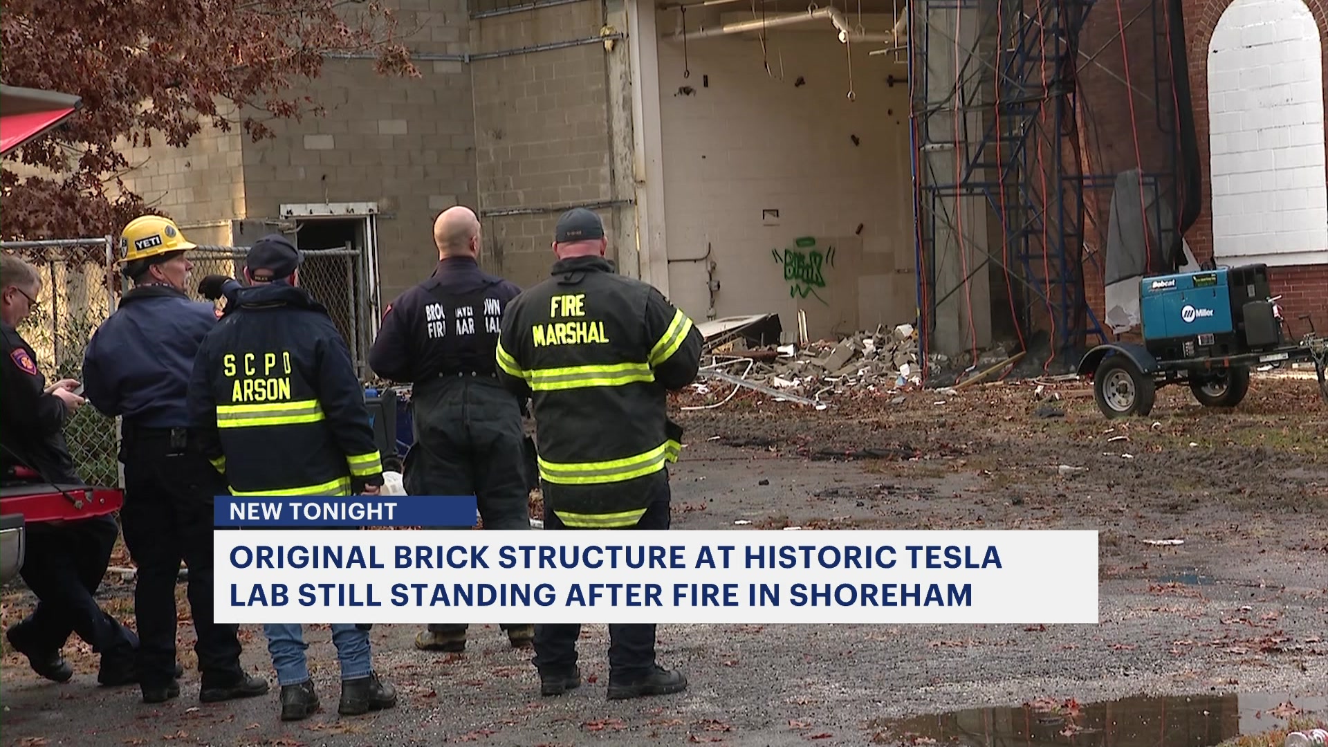 Tesla Science Center structure still standing after fire; hope remains ...