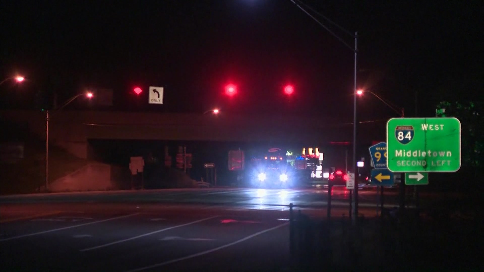 News 12 | Westchester | 2 Tractor Trailers Car Collide On I 84 In ...