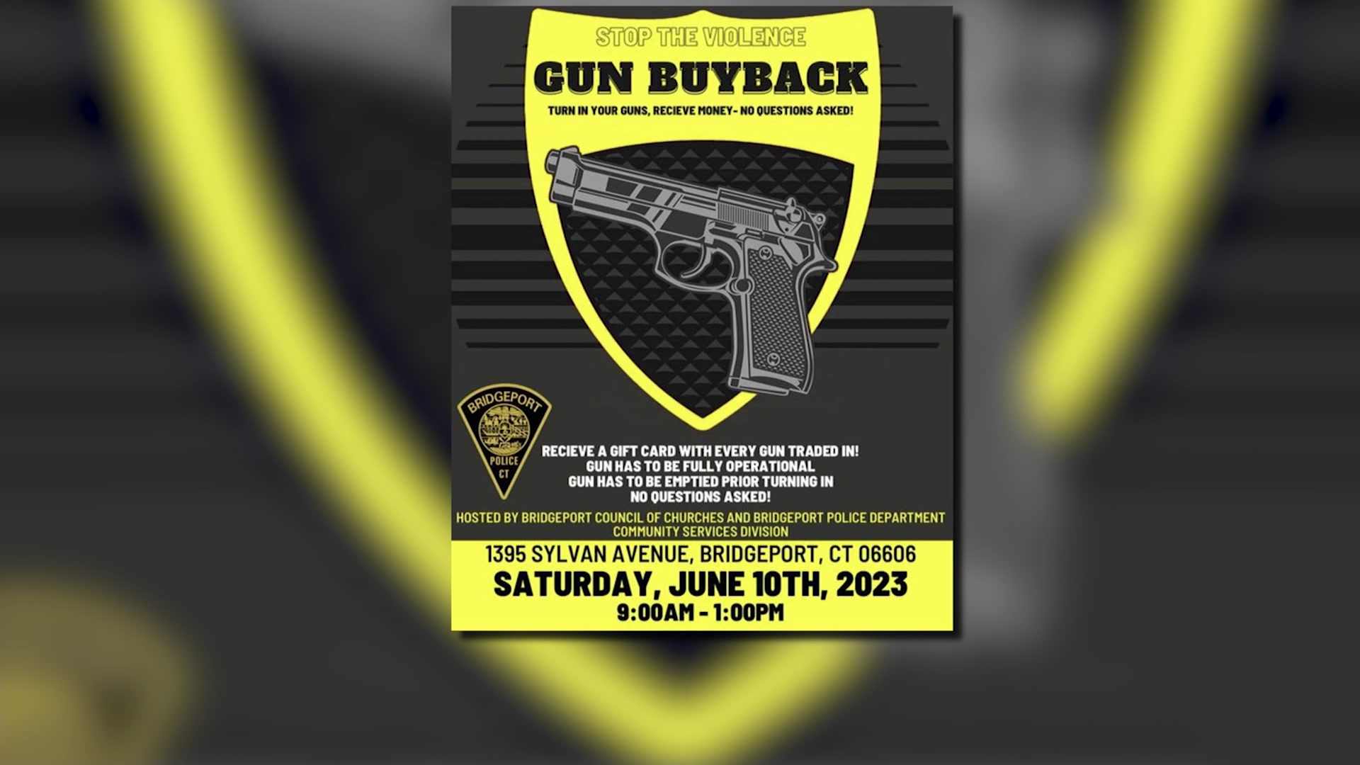 ‘Turn in your guns, receive money’: Bridgeport police hosting gun ...