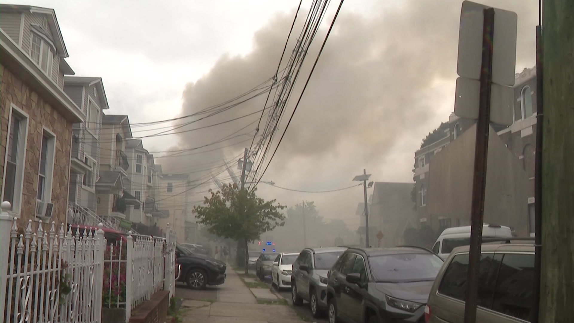 Elizabeth fire displaces 2 families, causes major damage