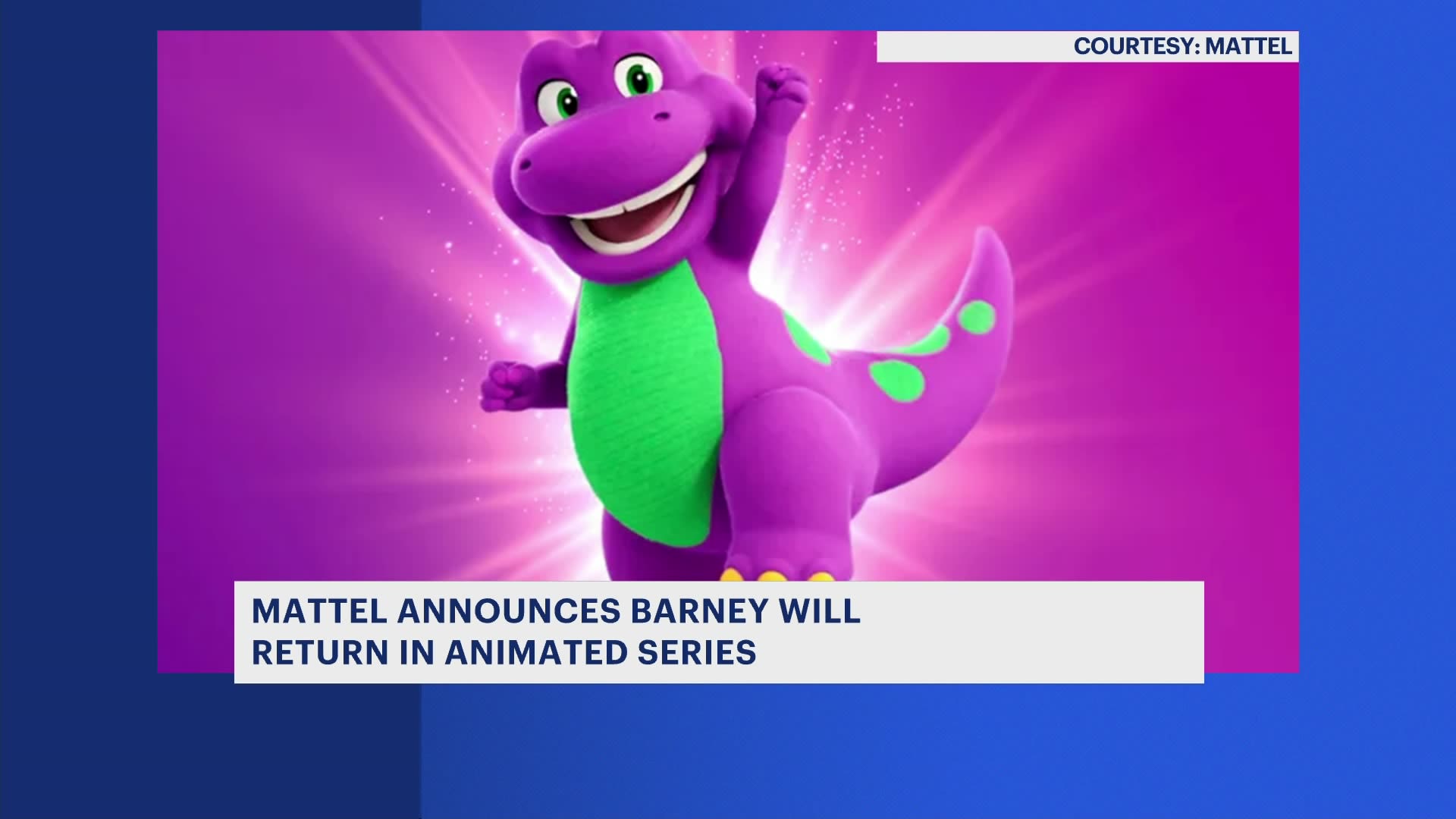 He’s back! Barney the purple dinosaur set to return in new animated series