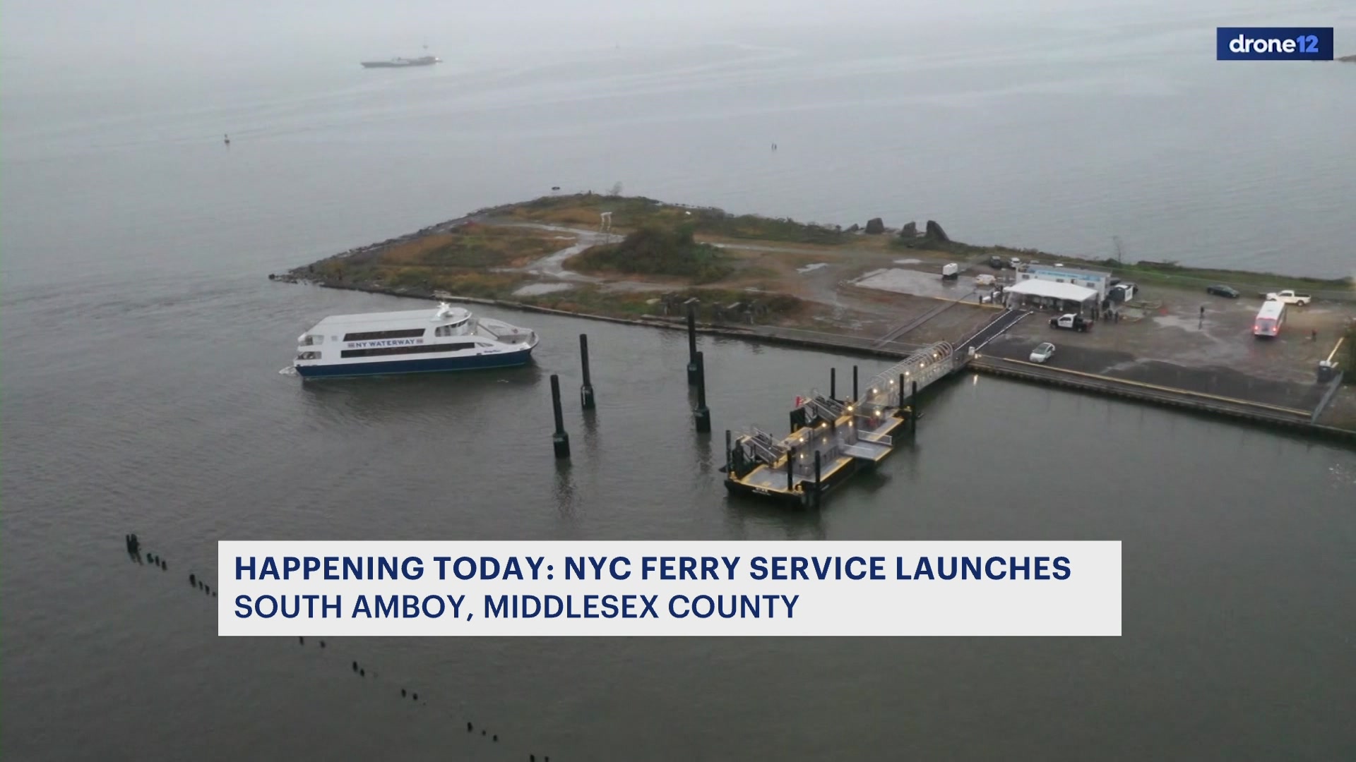 News 12 | New York | South Amboy’s new ferry service to NYC launches ...