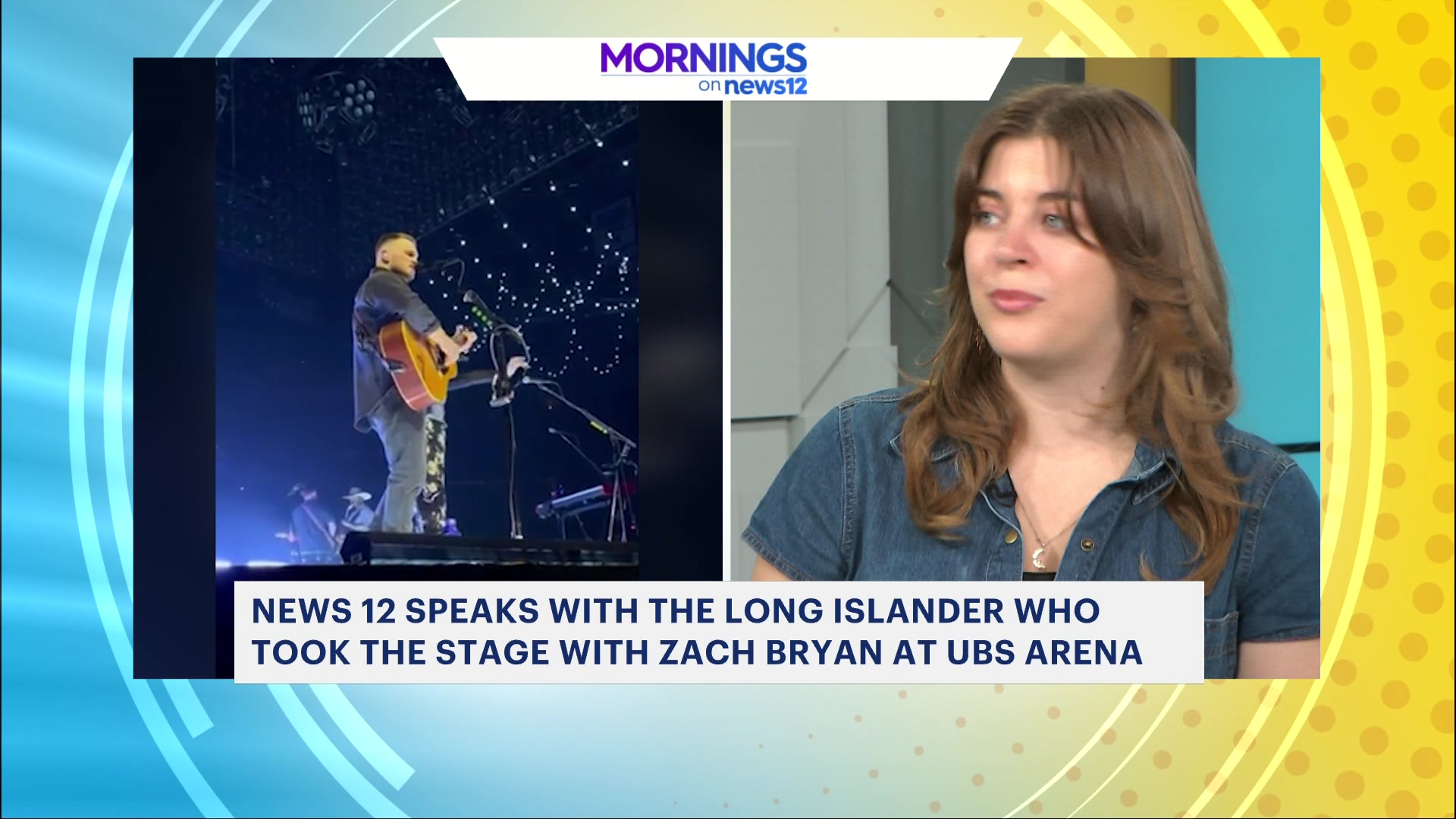 Long Islander hits the stage with Zach Bryan at UBS Arena