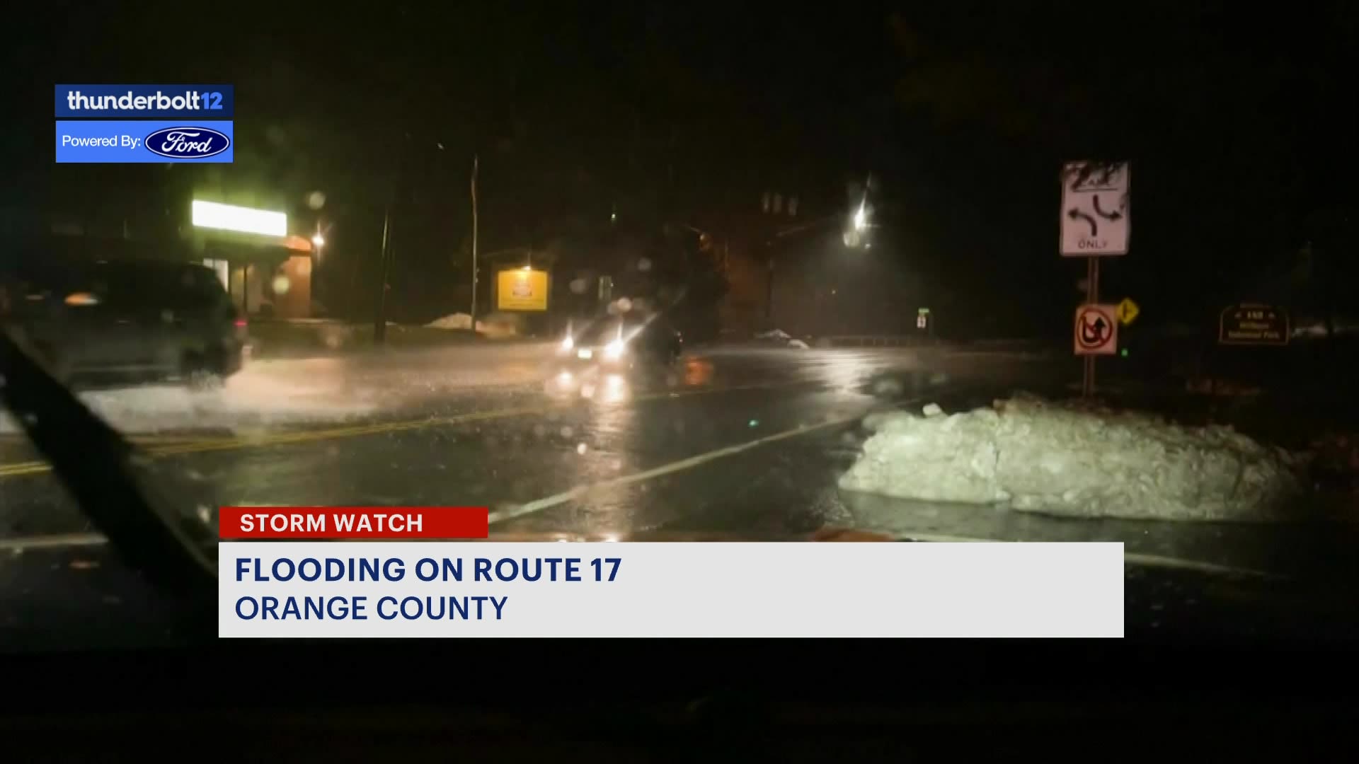Thunderbolt 12: News 12's Jonathan Gordon checks out road conditions ...