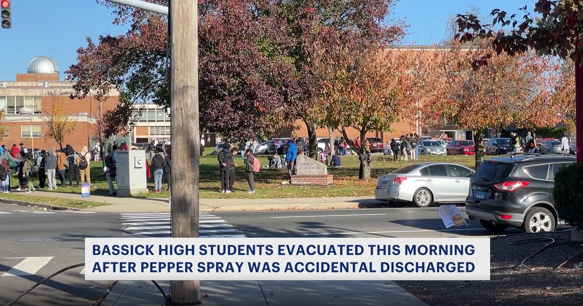 Police: Pepper spray discharge prompts early dismissal of Bassick High ...
