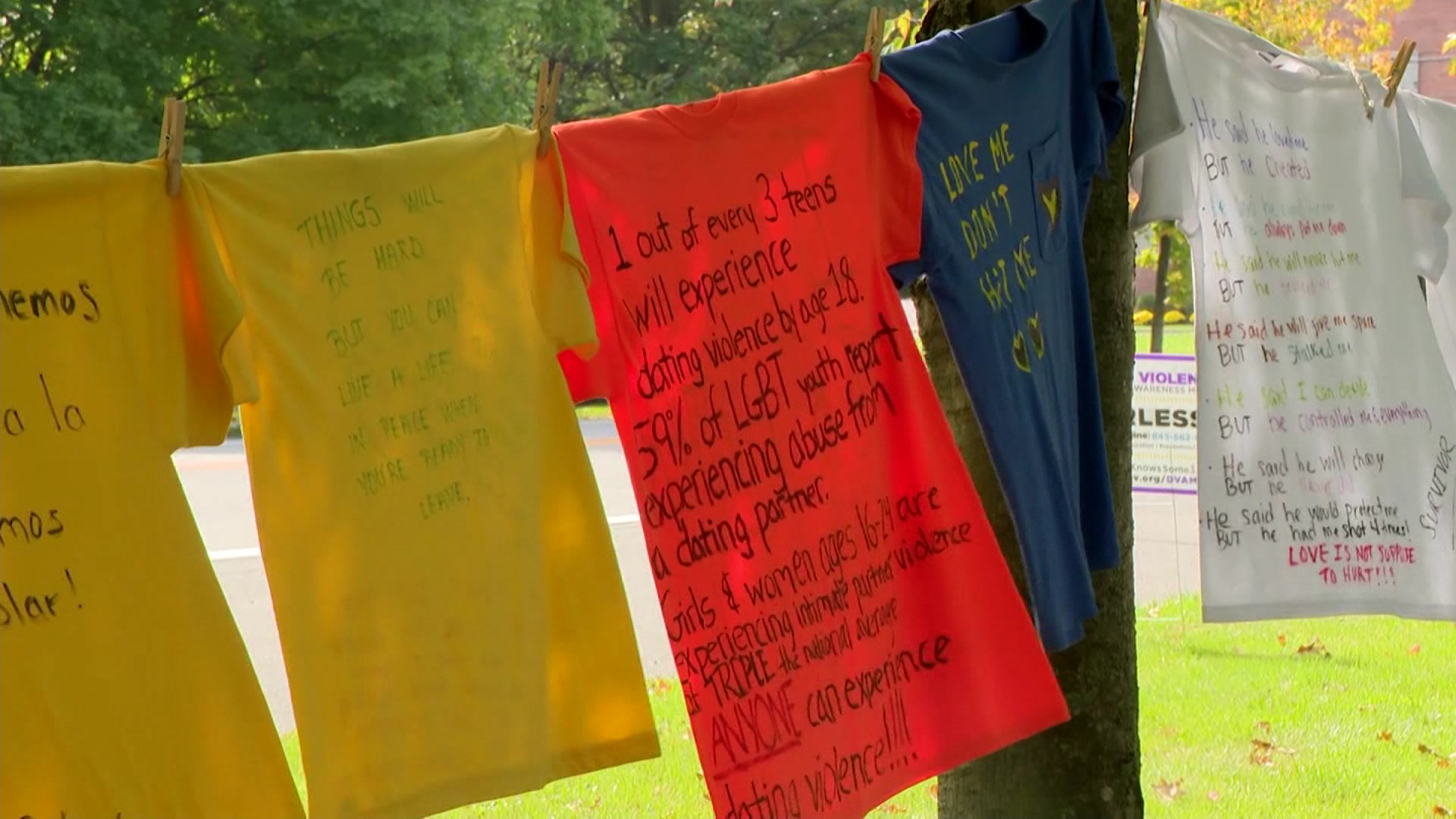 Fearless! unveils annual clothesline project for start of Domestic ...