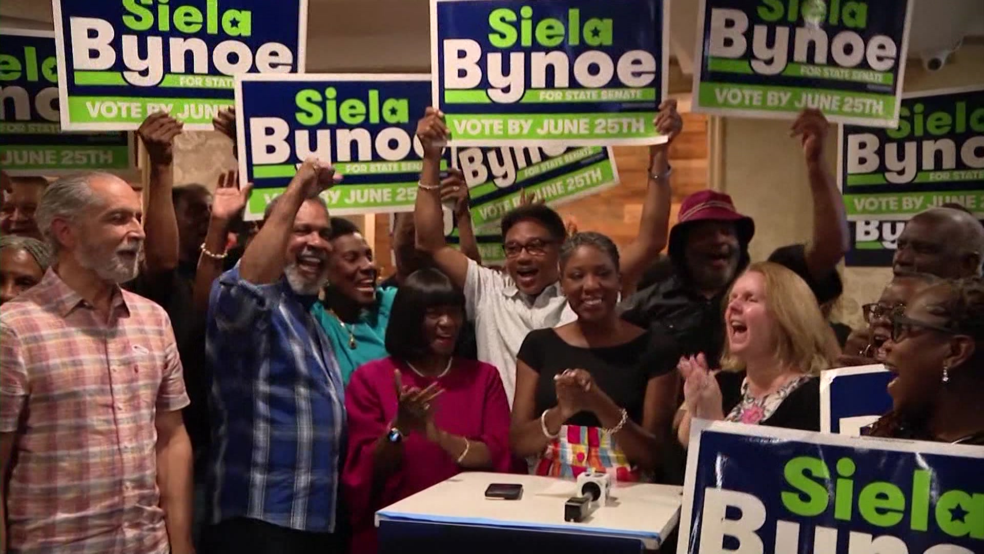 Siela Bynoe declares victory in State Senate primary; absentee ballots ...