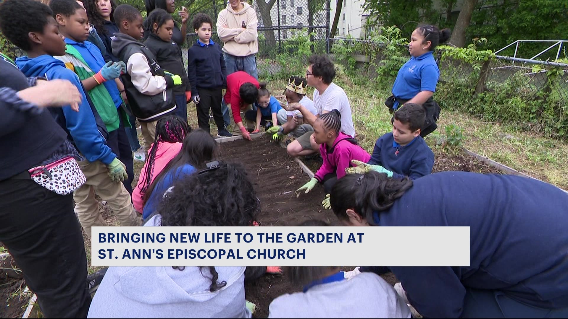 Storefront Academy Charter School revitalizing local church garden