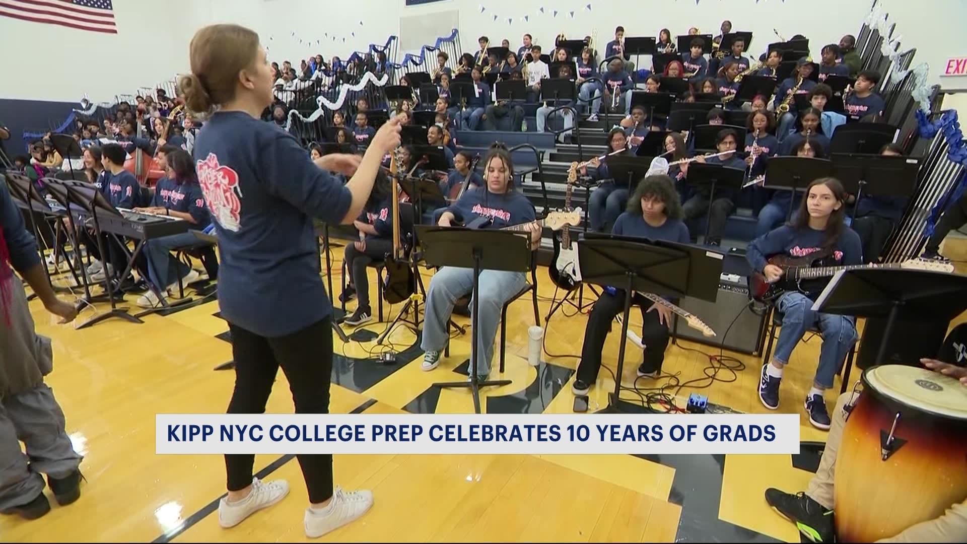 KIPP NYC pep rally celebrates 10-year-anniversary of 1st graduating class