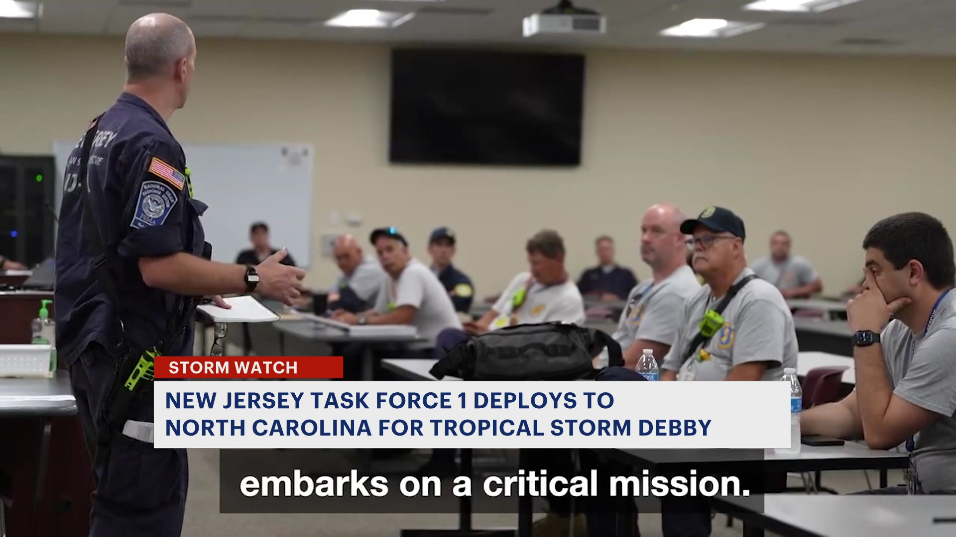 New Jersey Task Force 1 deploys to North Carolina ahead of Tropical ...