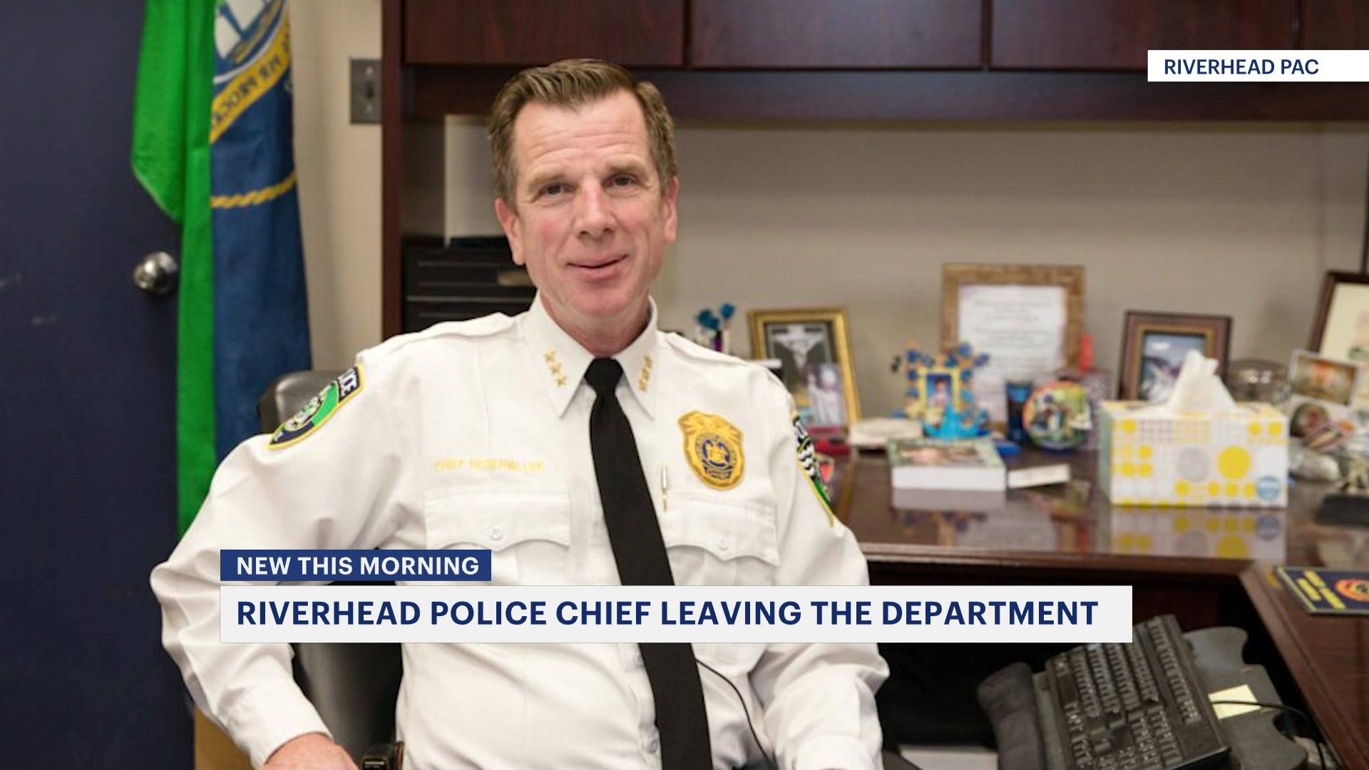 Riverhead police chief announces departure from department