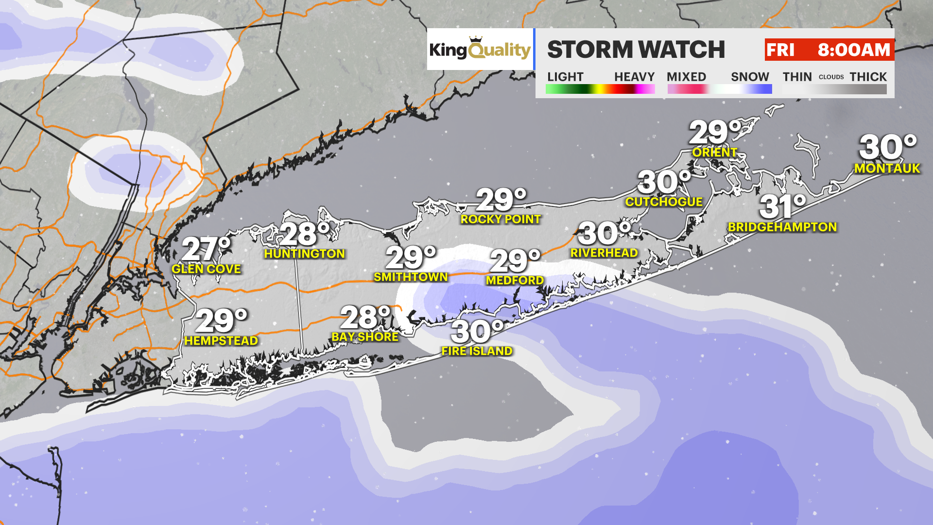 STORM WATCH: 1-3 inches of snow possible for Friday, frigid start to ...