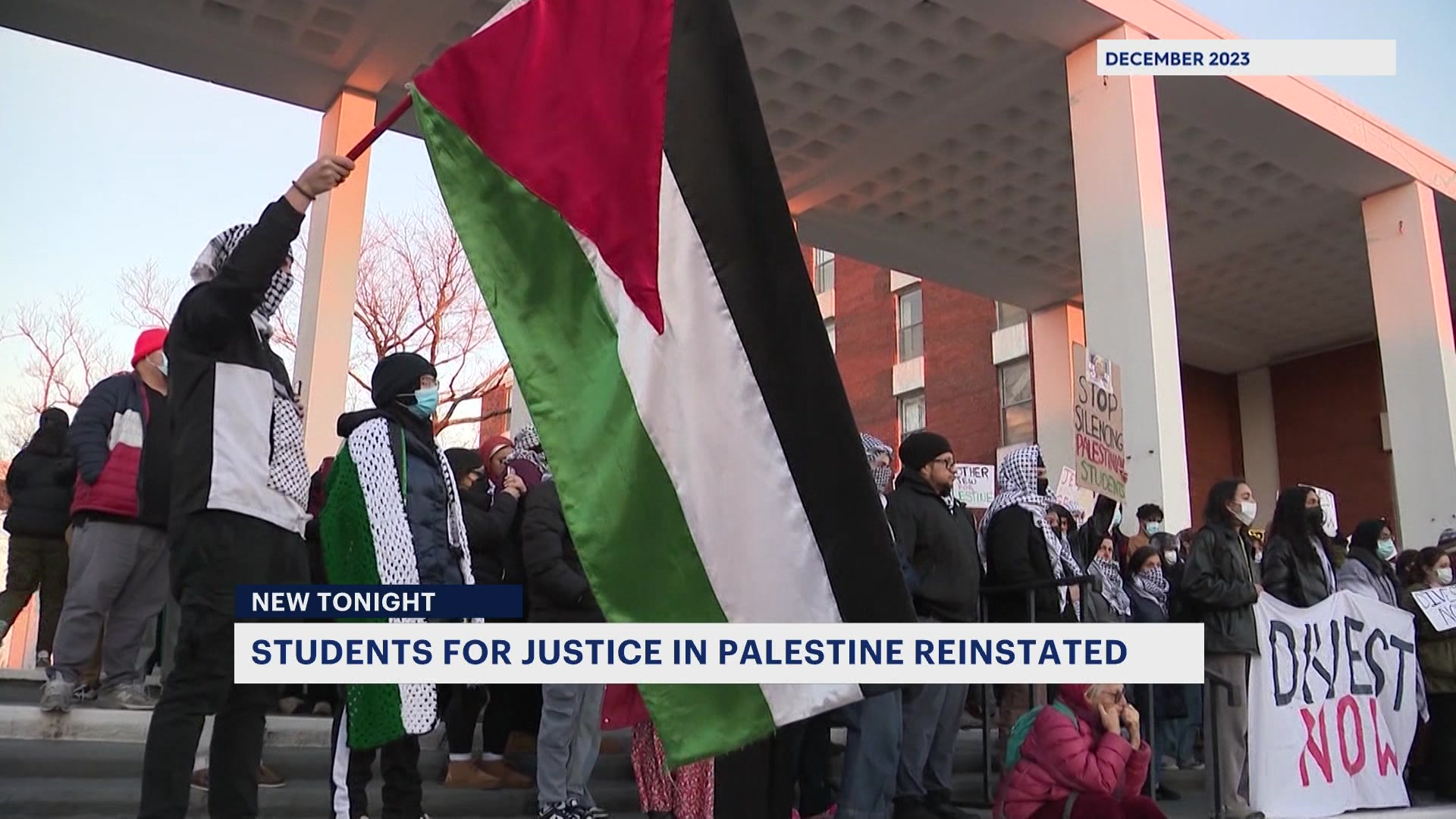 News 12 | New Jersey | Rutgers Reinstates Students For Justice In ...
