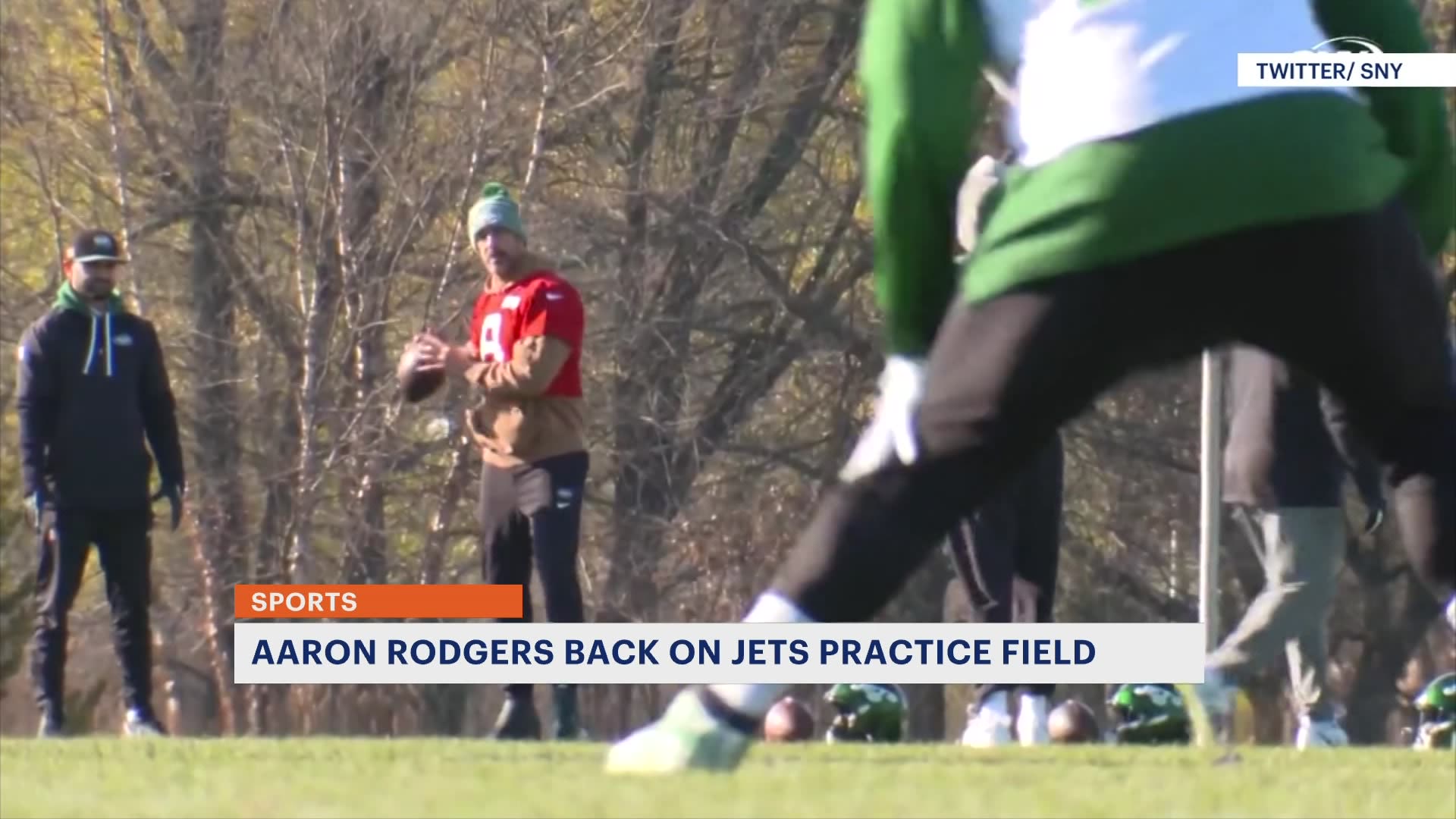 Jets begin Aaron Rodgers' 21-day practice window in next step in recovery from torn Achilles tendon