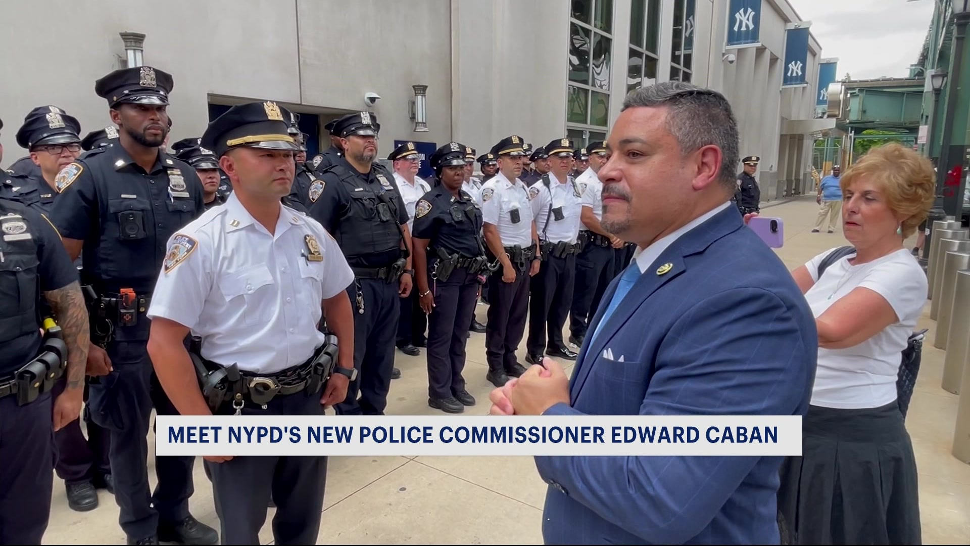 News 12 | Bronx | Newly Appointed Nypd Commissioner Edward Caban Sits ...