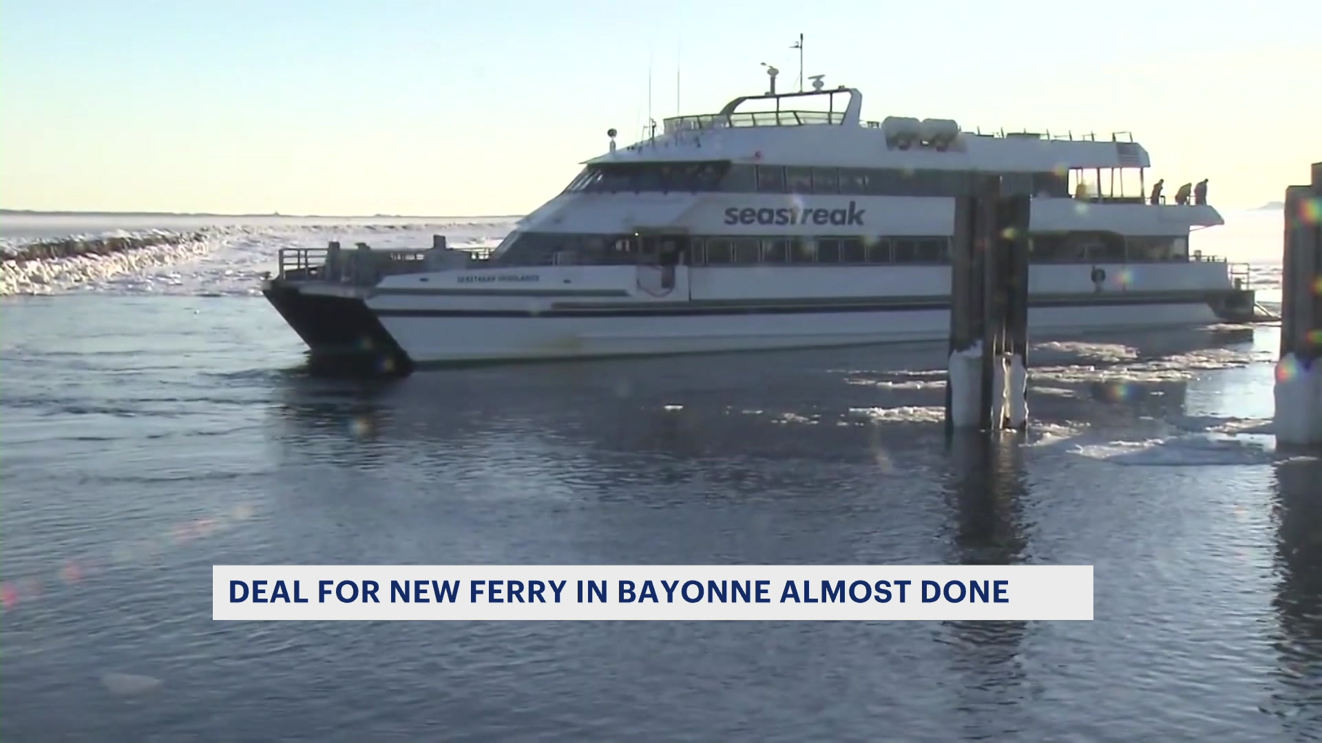 News 12 | New York | Deal for new ferry in Bayonne nearly complete