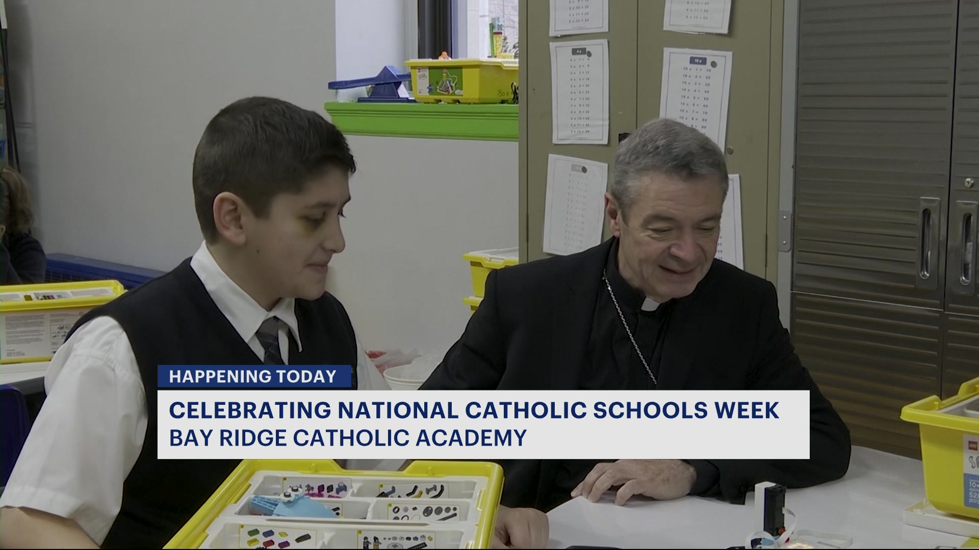 News 12 | New Jersey | Bishop Brennan Visits Bay Ridge School To ...