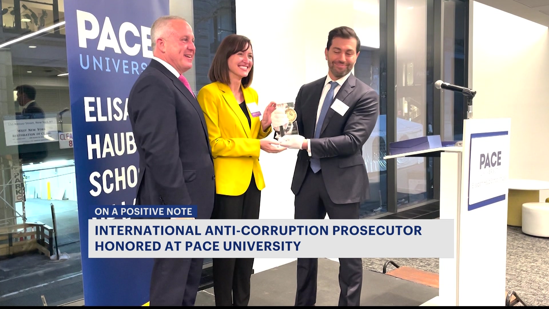 Prosecutor receives excellence award at Elisabeth Haub School of Law at ...