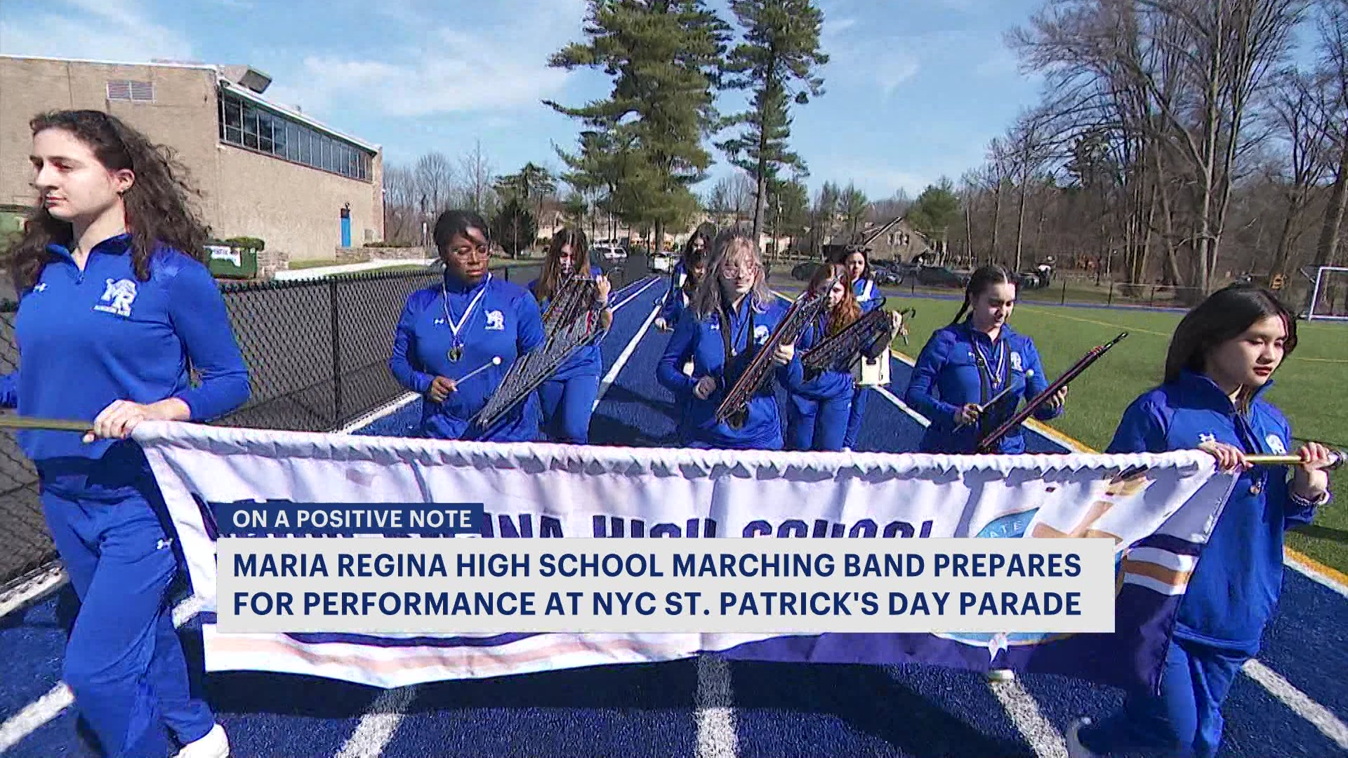 News 12 | Hudson Valley | Maria Regina Hs All Girls Marching Band To ...