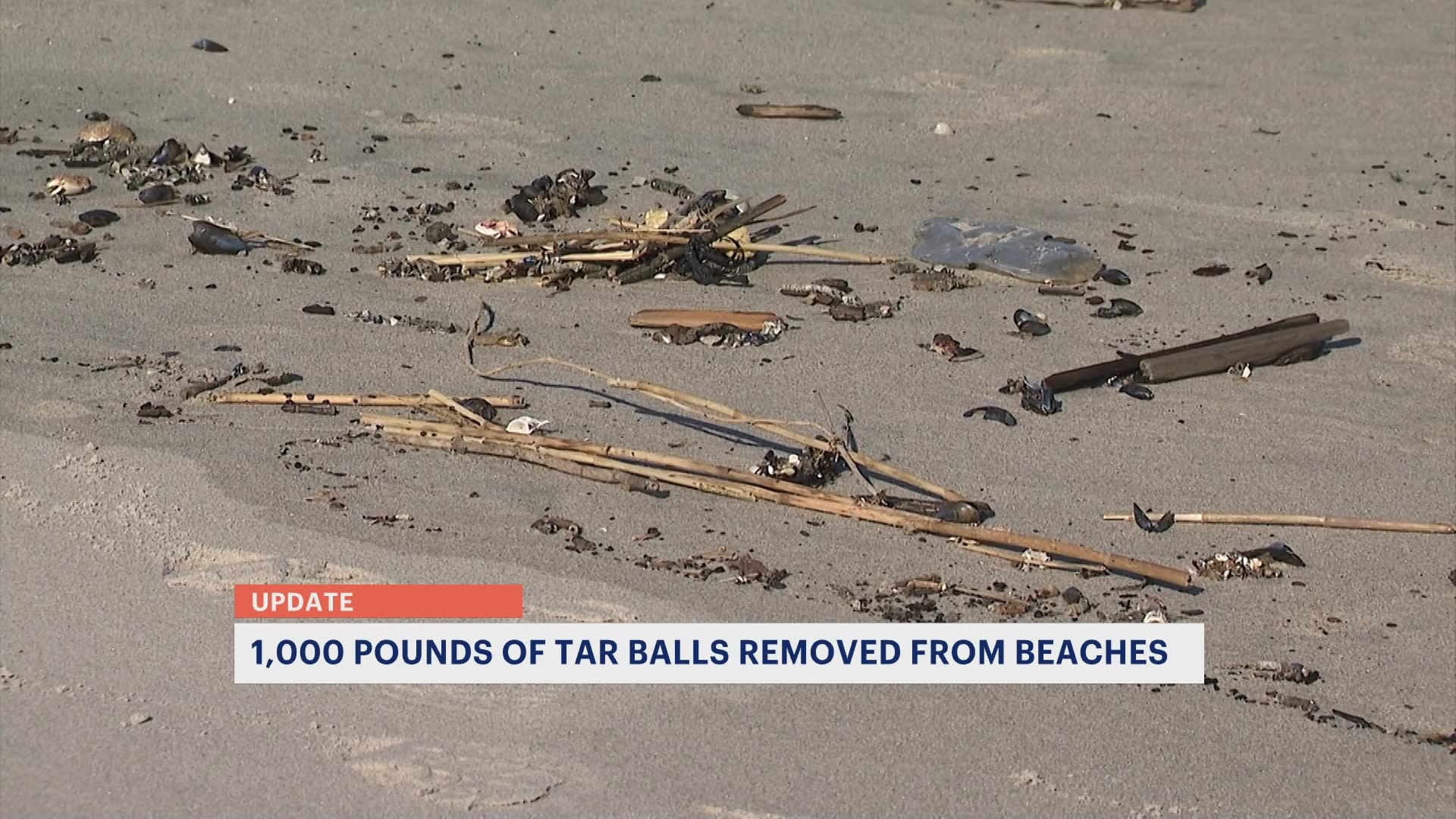 Coast Guard: Crews clean up 1,000 pounds of tar balls from Jersey Shore ...