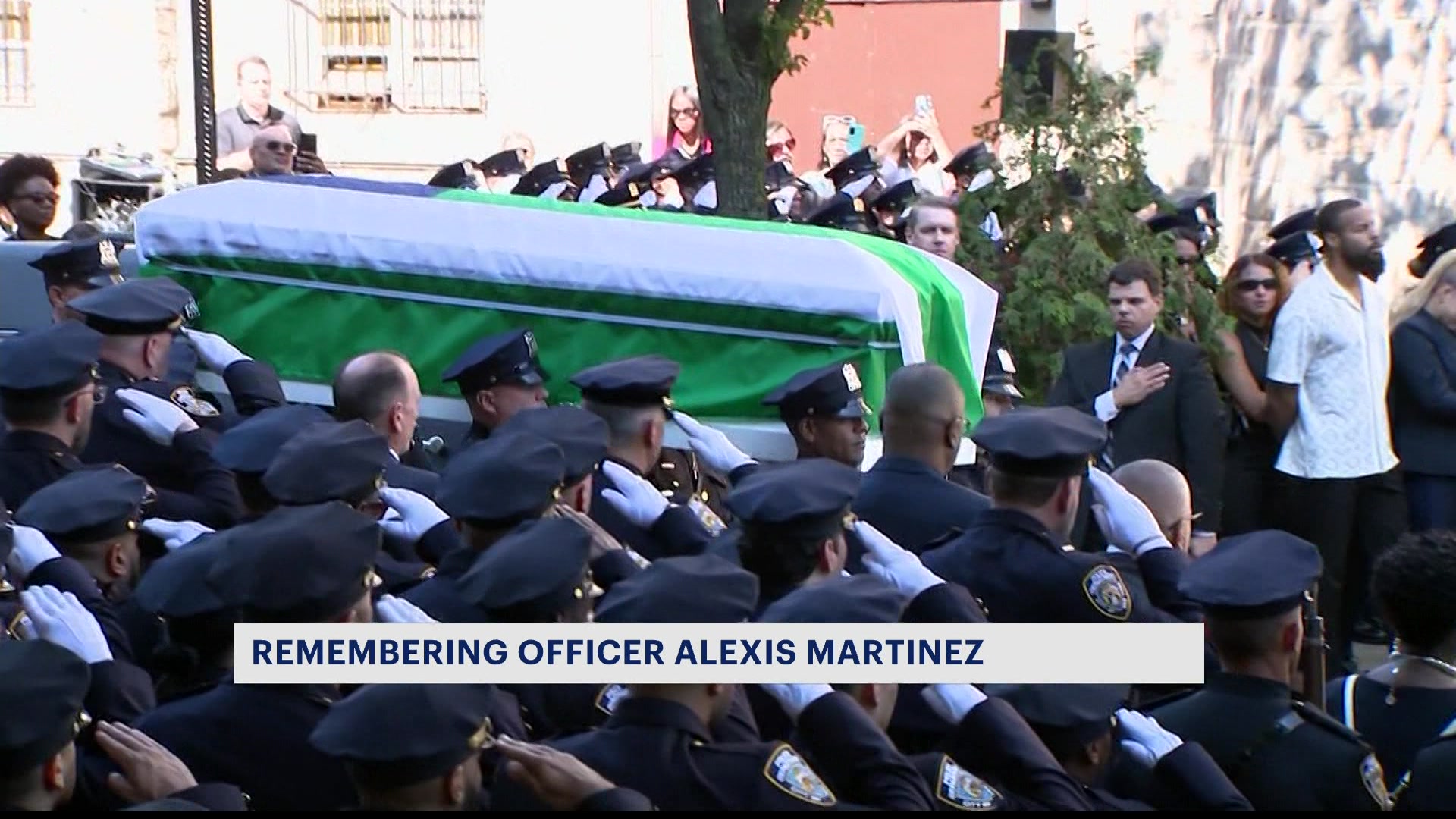 Thousands gather for funeral service of fallen NYPD officer Alexis Martinez
