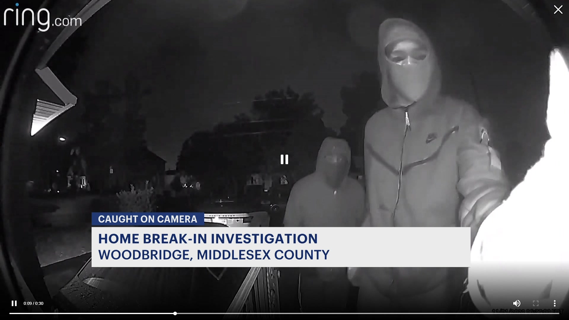 Ring camera catches thieves grabbing key fobs from Woodbridge home