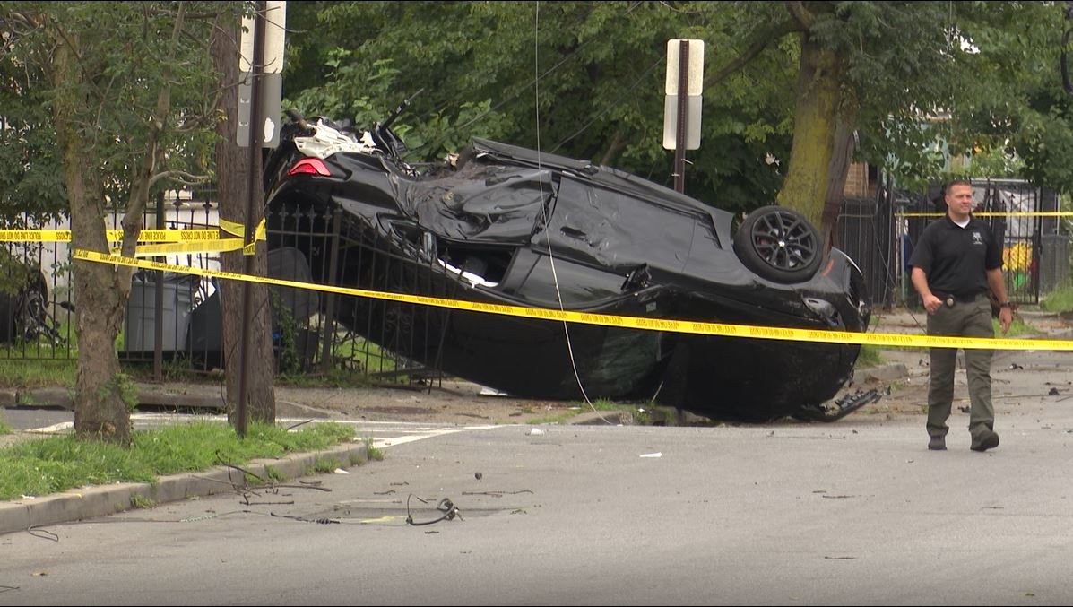 News 12 | New Jersey | Police Bmw Trying To Outrun Newark Police Car ...
