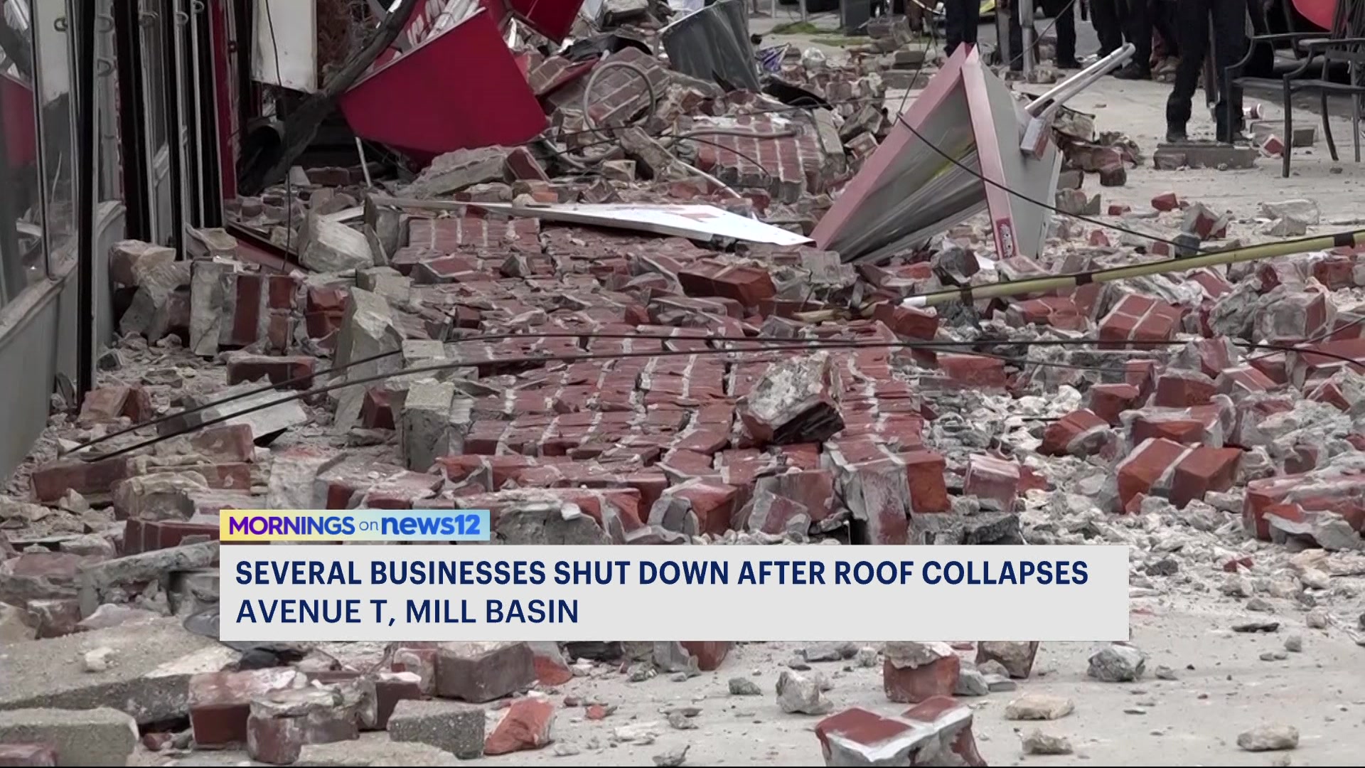 News 12 | Bronx | Several Businesses Shut Down After Roof Collapses In ...
