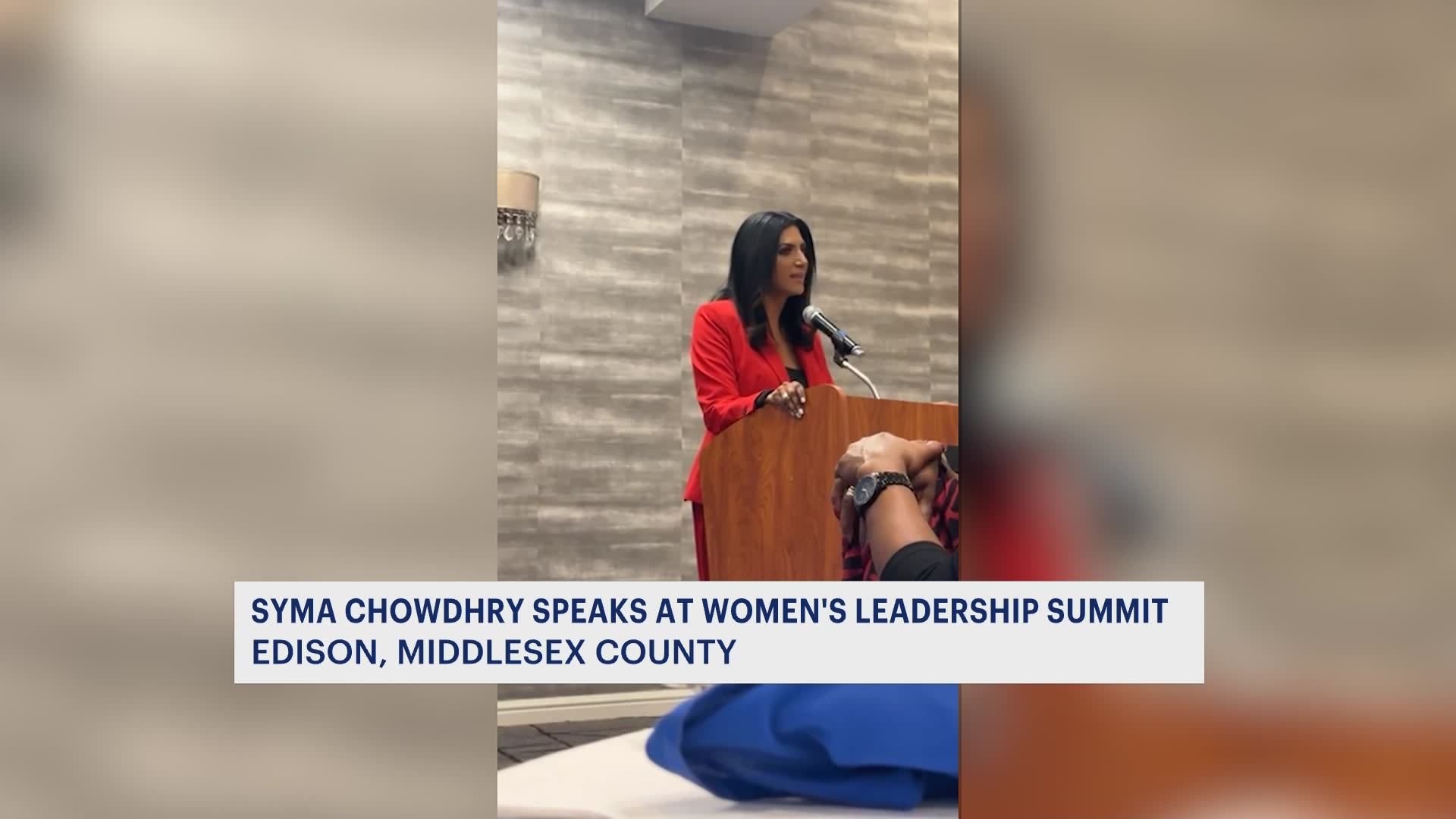 News 12’s Syma Chowdhry speaks at Women’s Leadership Summit in Edison