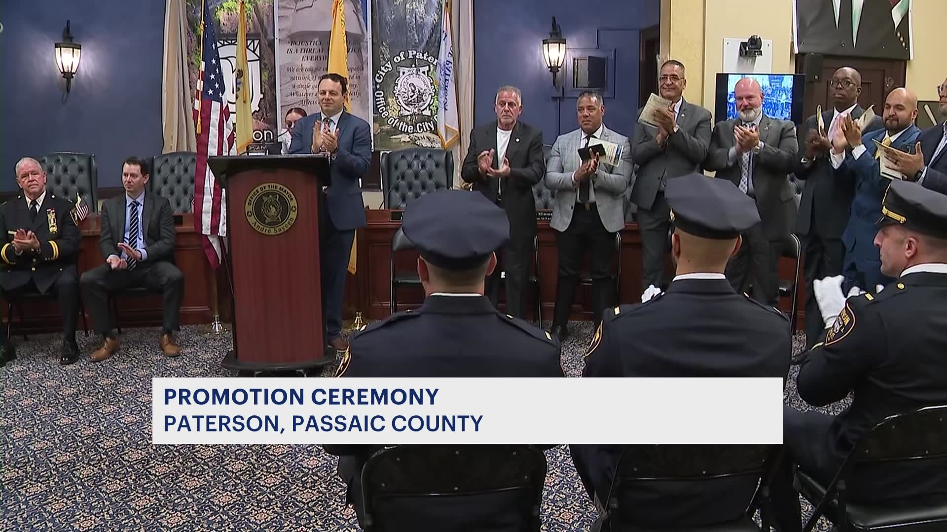 Paterson police promote 9 officers to higher ranks