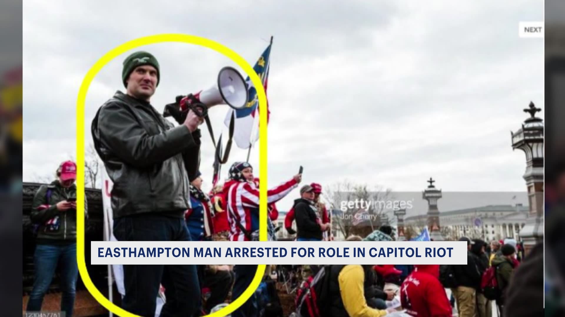 FBI: Eastampton man was among first to breach US Capitol during Jan. 6 riot