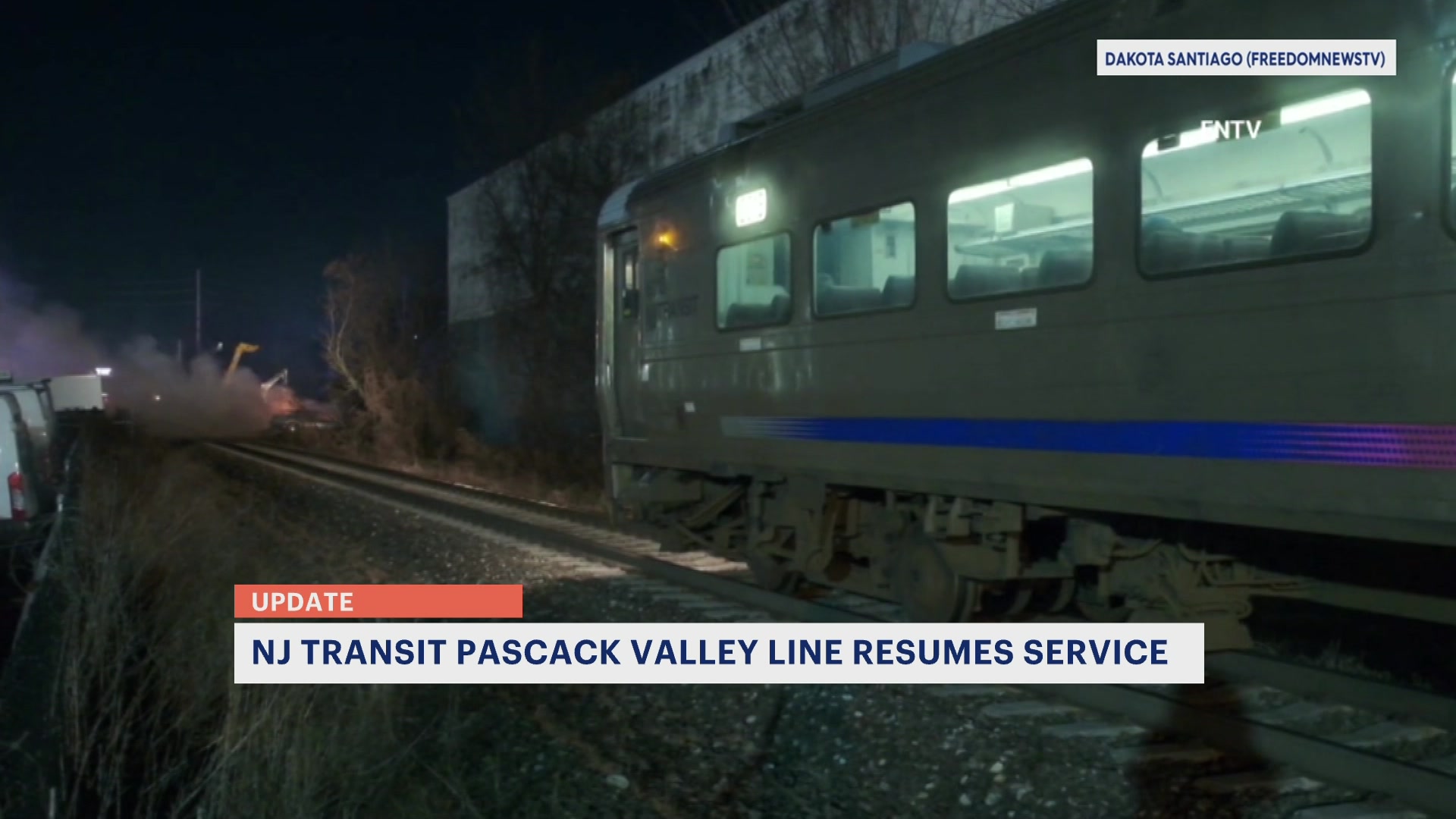 NJ Transit’s Pascack Valley Line resumes service following fire activity